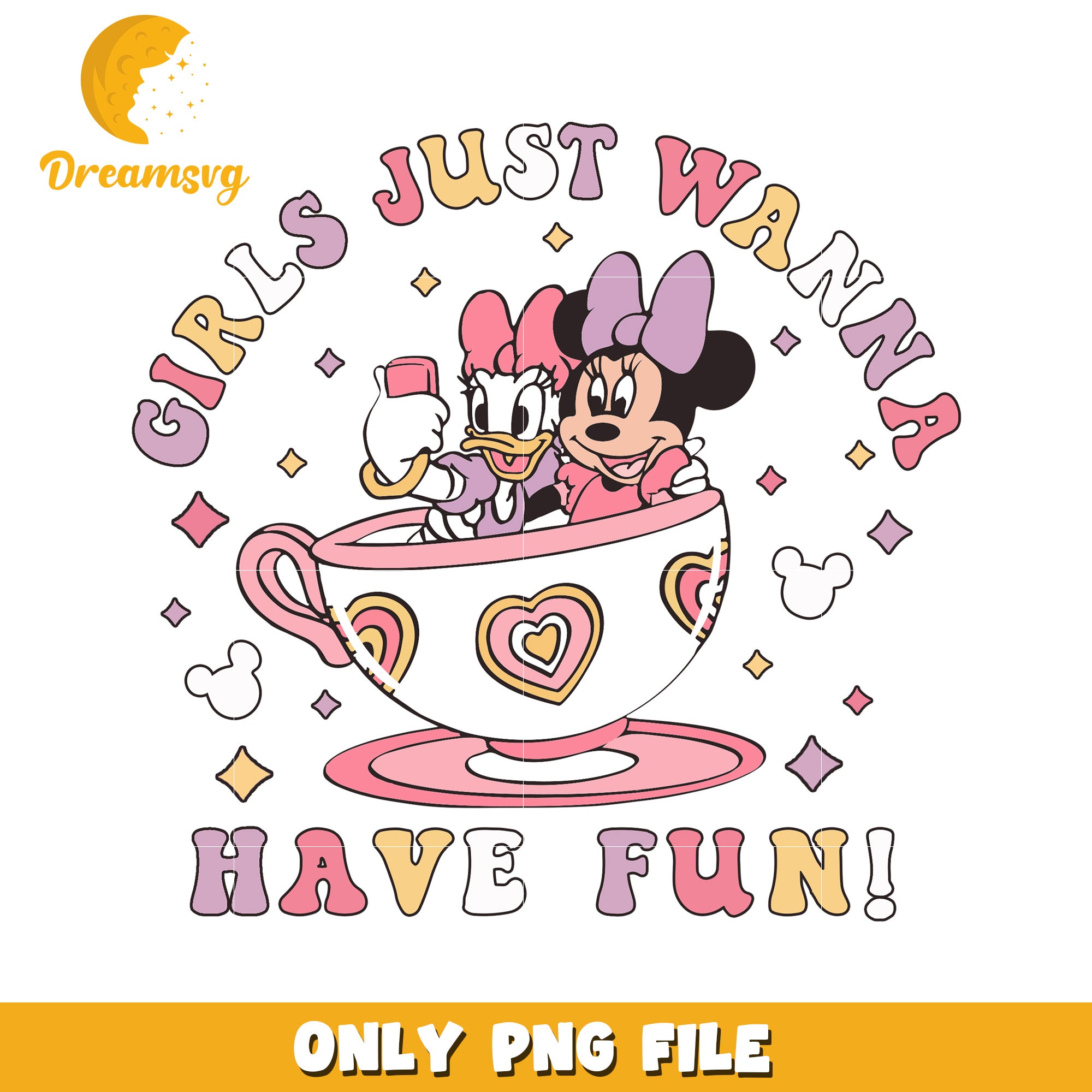Minnie Daisy Girls Fun PNG – DreamSVG Store