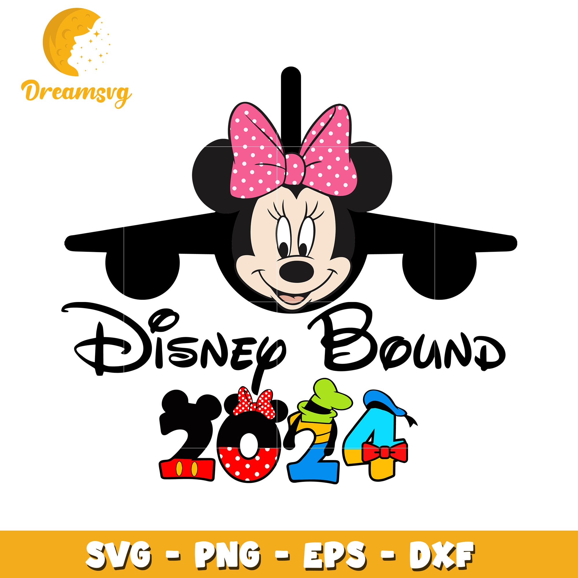 Minnie Mouse Disney Trip 2024 SVG PNG – DreamSVG Store