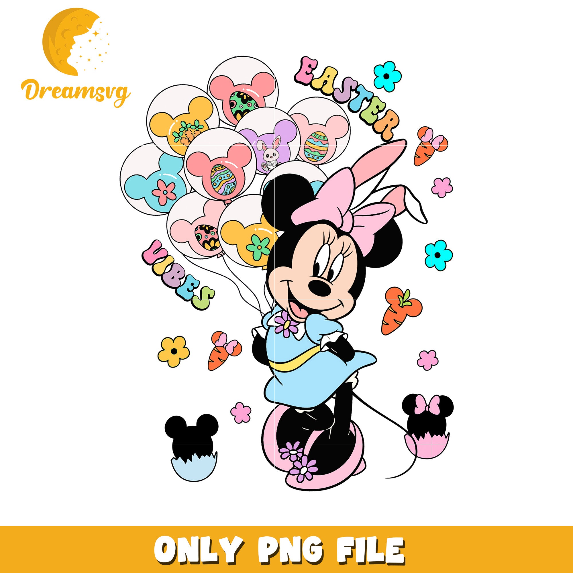 Minnie Mouse Easter PNG – DreamSVG Store