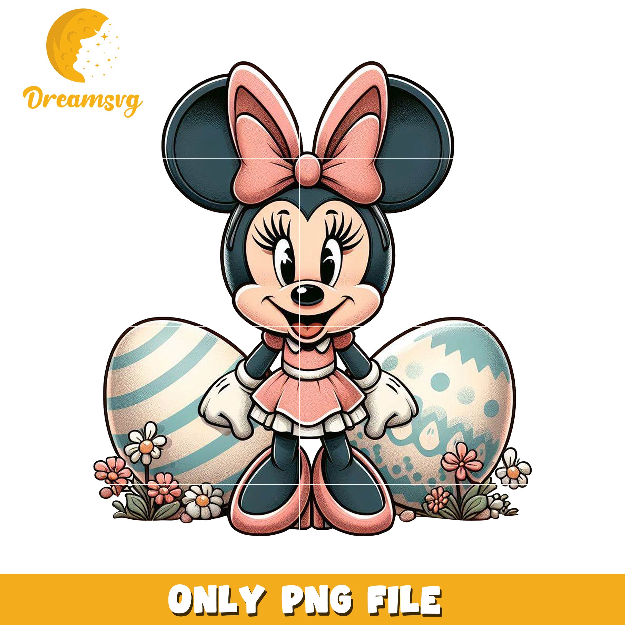 Minnie Mouse Easter PNG Download – DreamSVG Store