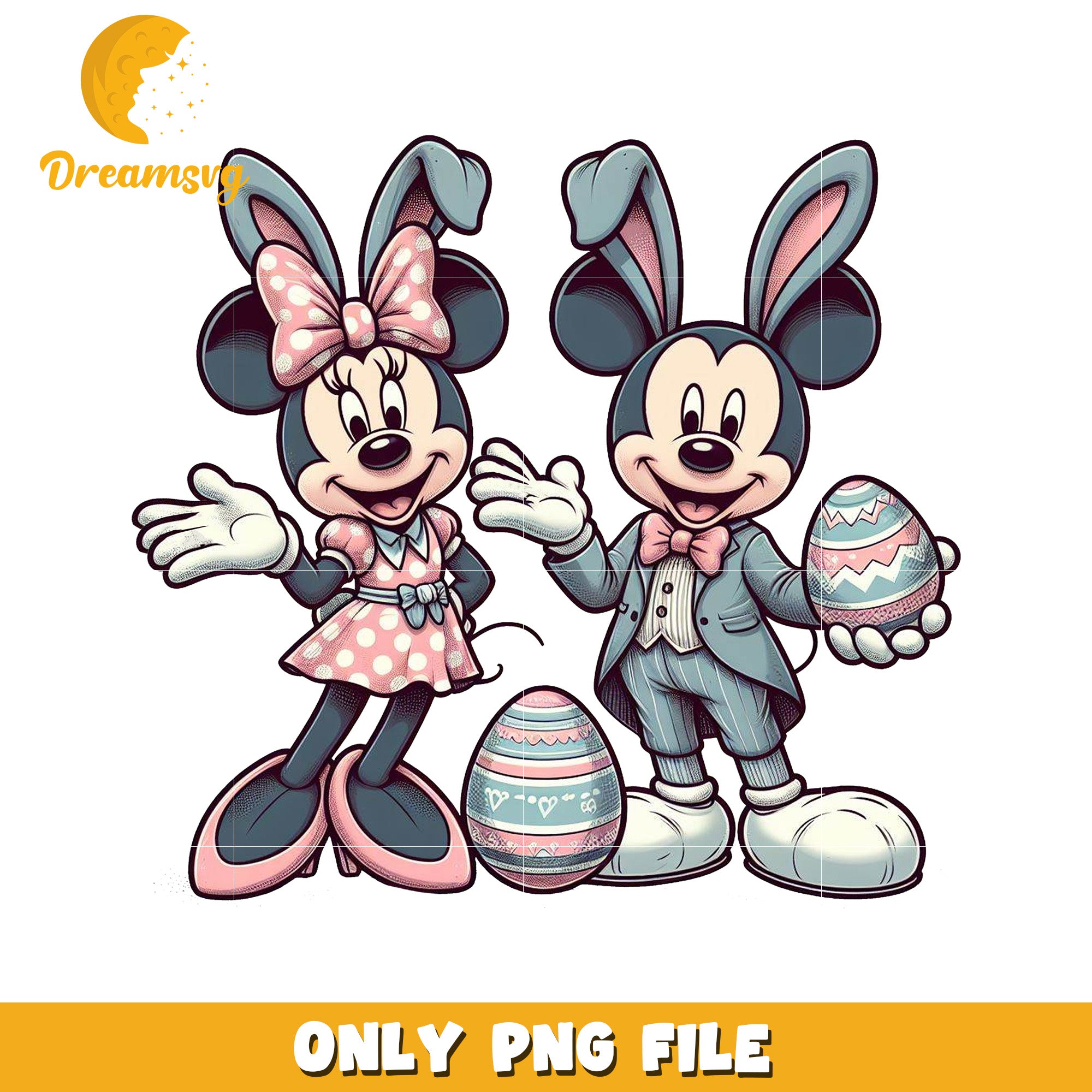 Minnie Mouse Mickey Easter PNG – DreamSVG Store