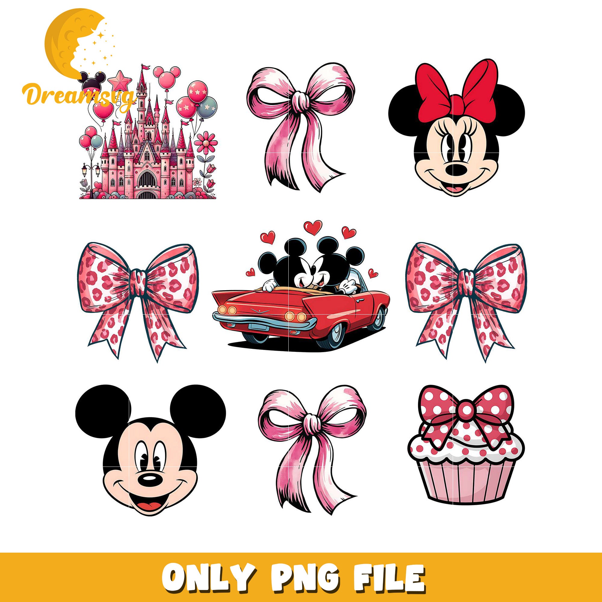 Minnie Mouse PNG Sublimation Design – DreamSVG Store