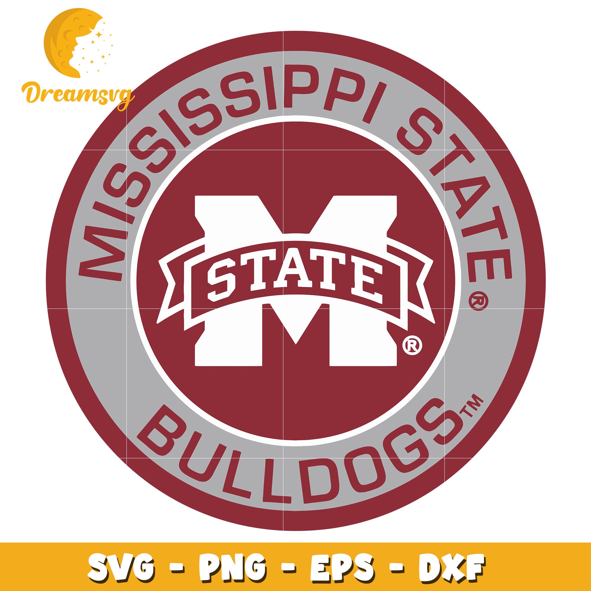Mississippi State Bulldogs SVG PNG EPS DXF – DreamSVG Store