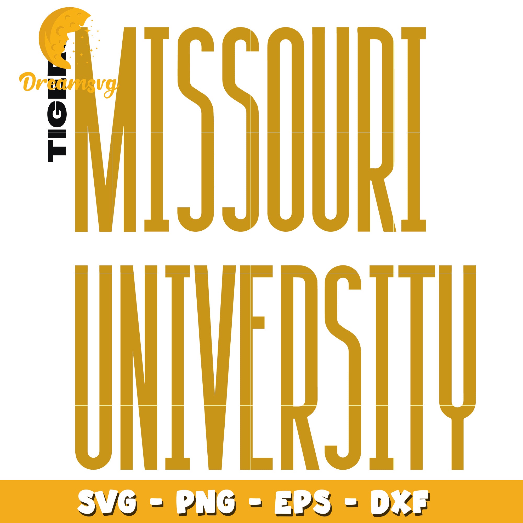 Missouri University SVG Design for Custom T-Shirts and Decor – DreamSVG ...