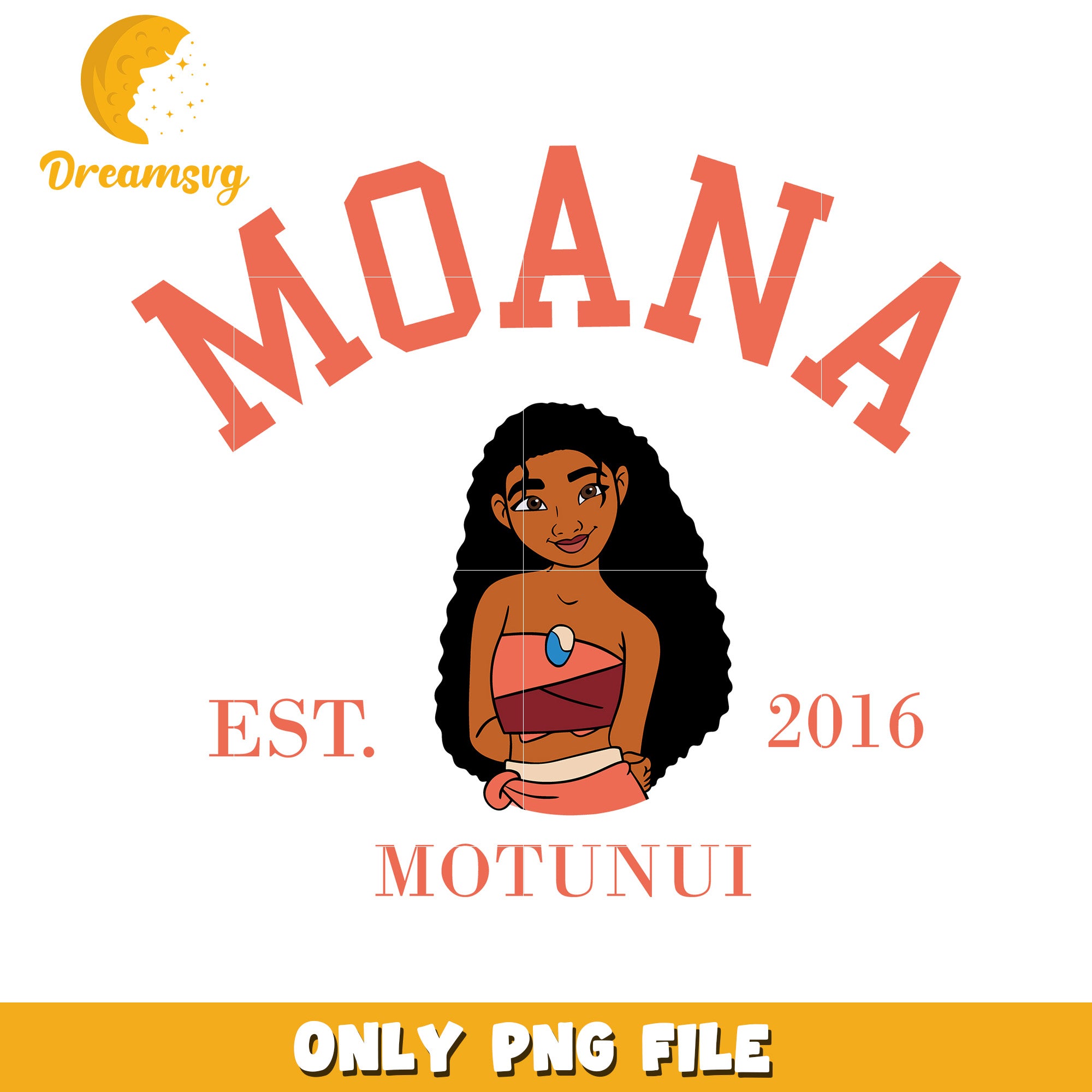 Moana Est 2016 Motunui PNG Clipart Digital Design File – DreamSVG Store