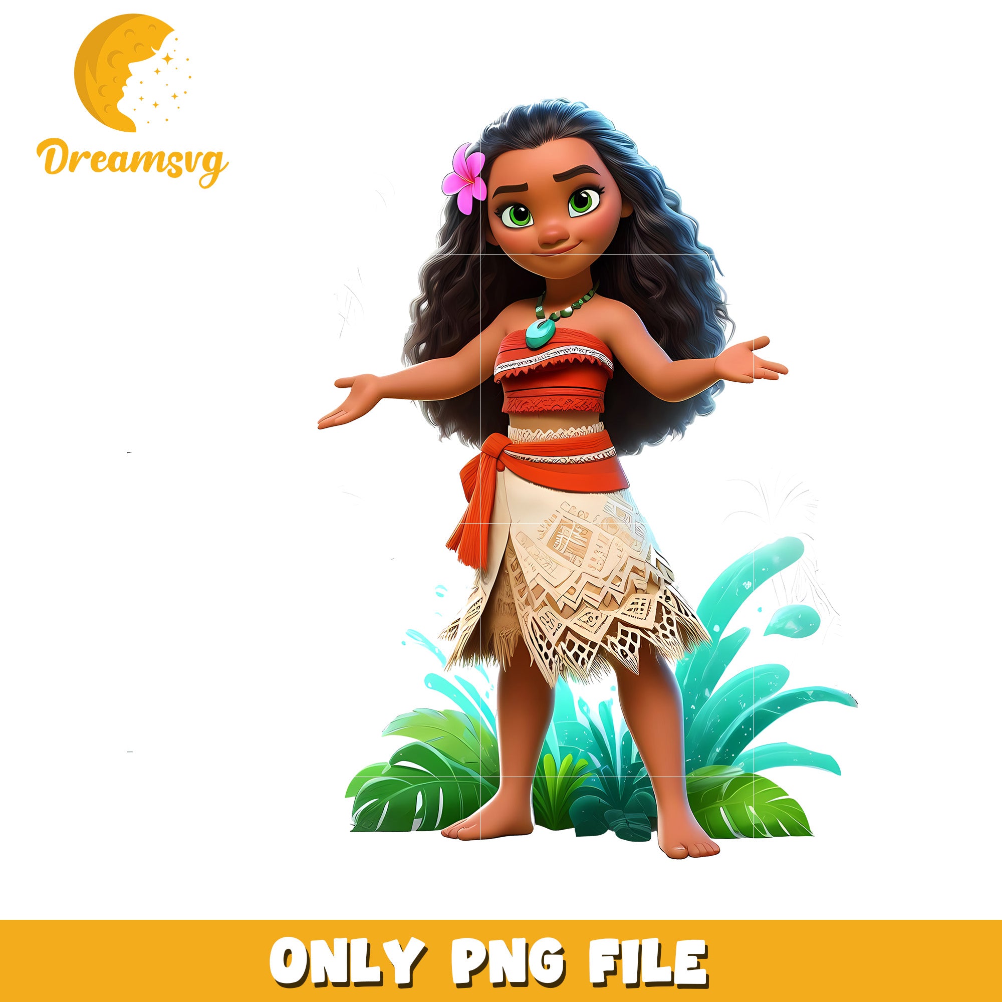 Moana PNG Image Download – DreamSVG Store