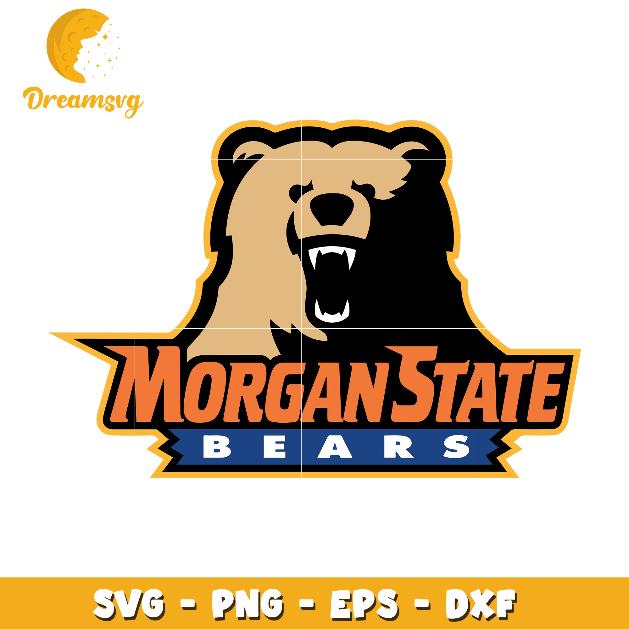 Morgan State Bears SVG Cut File – DreamSVG Store