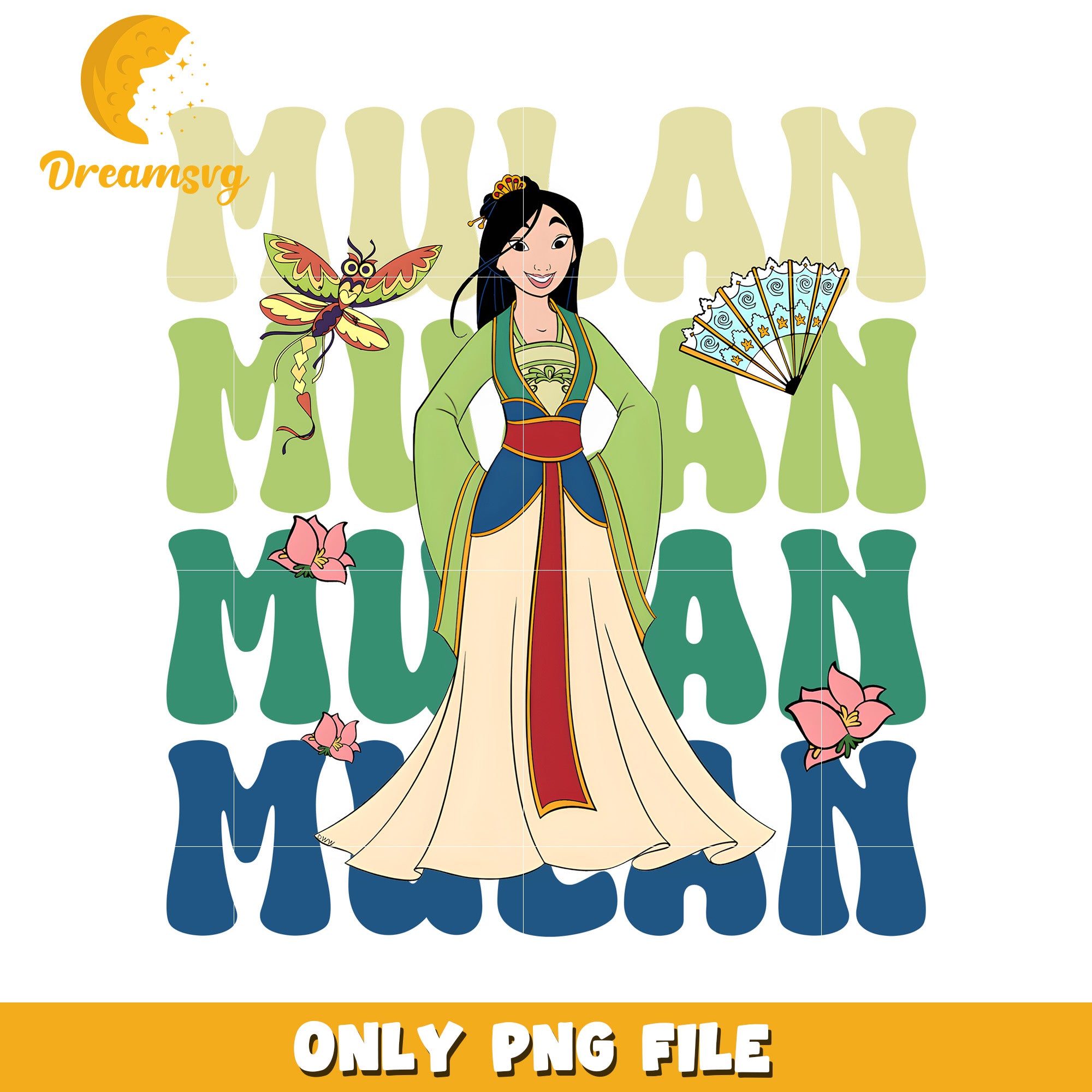 Mulan design png, disney mulan png, mulan character png – DreamSVG Store