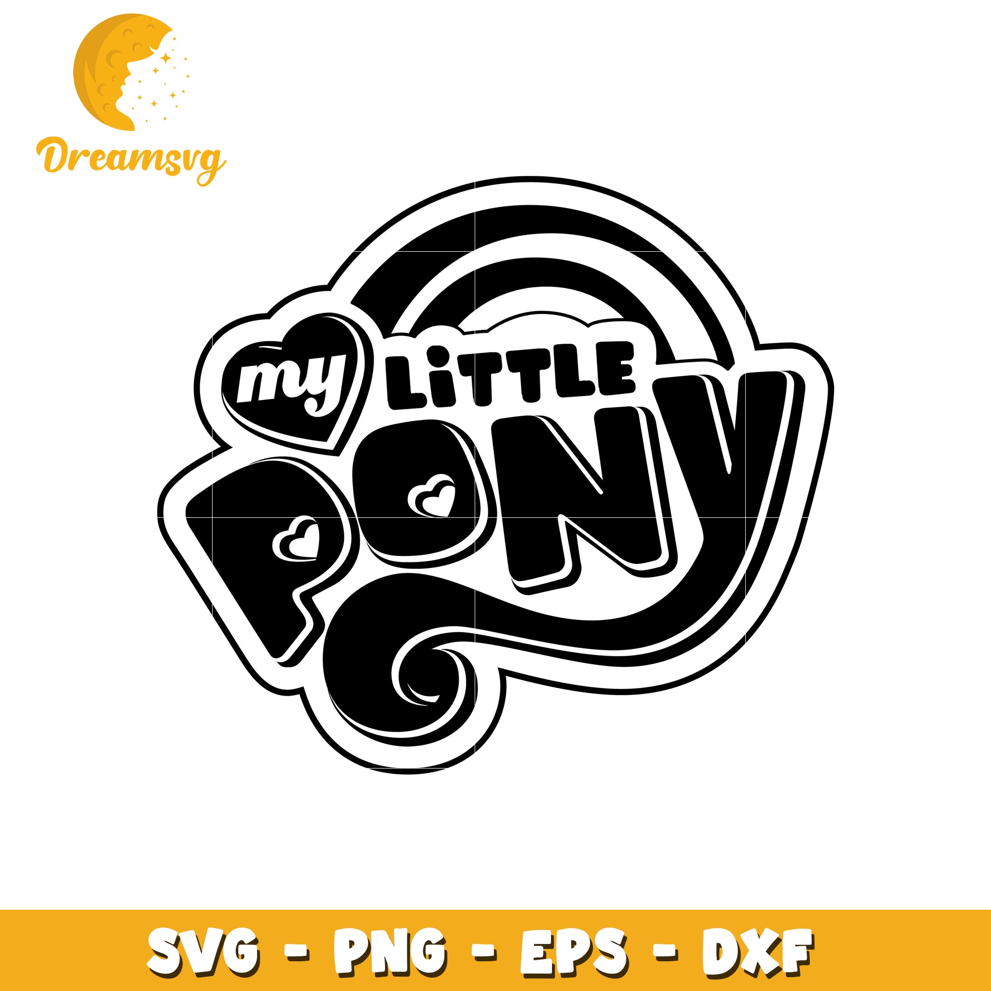 My Little Pony SVG Cut File – DreamSVG Store