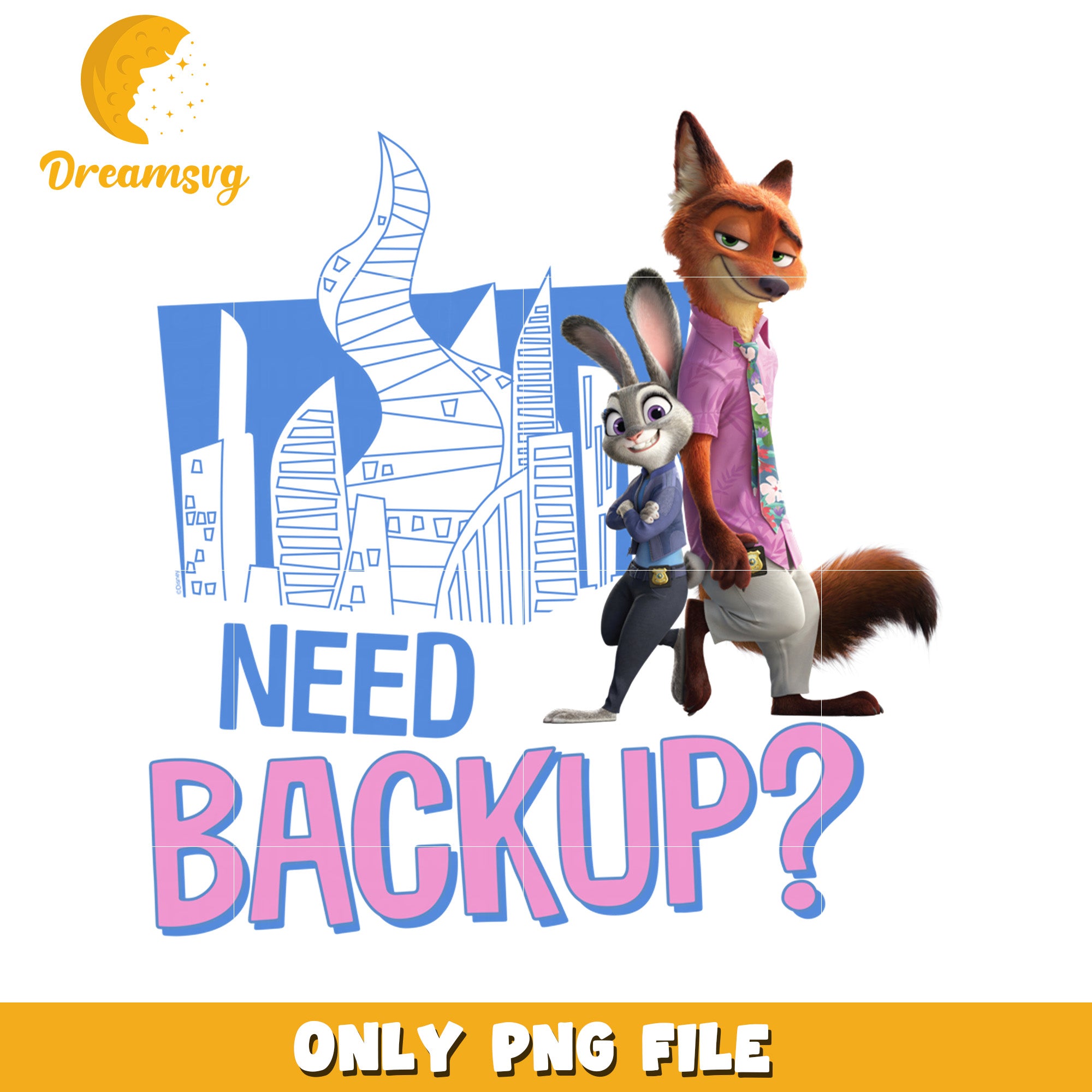 Need back up png, zootopia cast png, disney movie png – DreamSVG Store