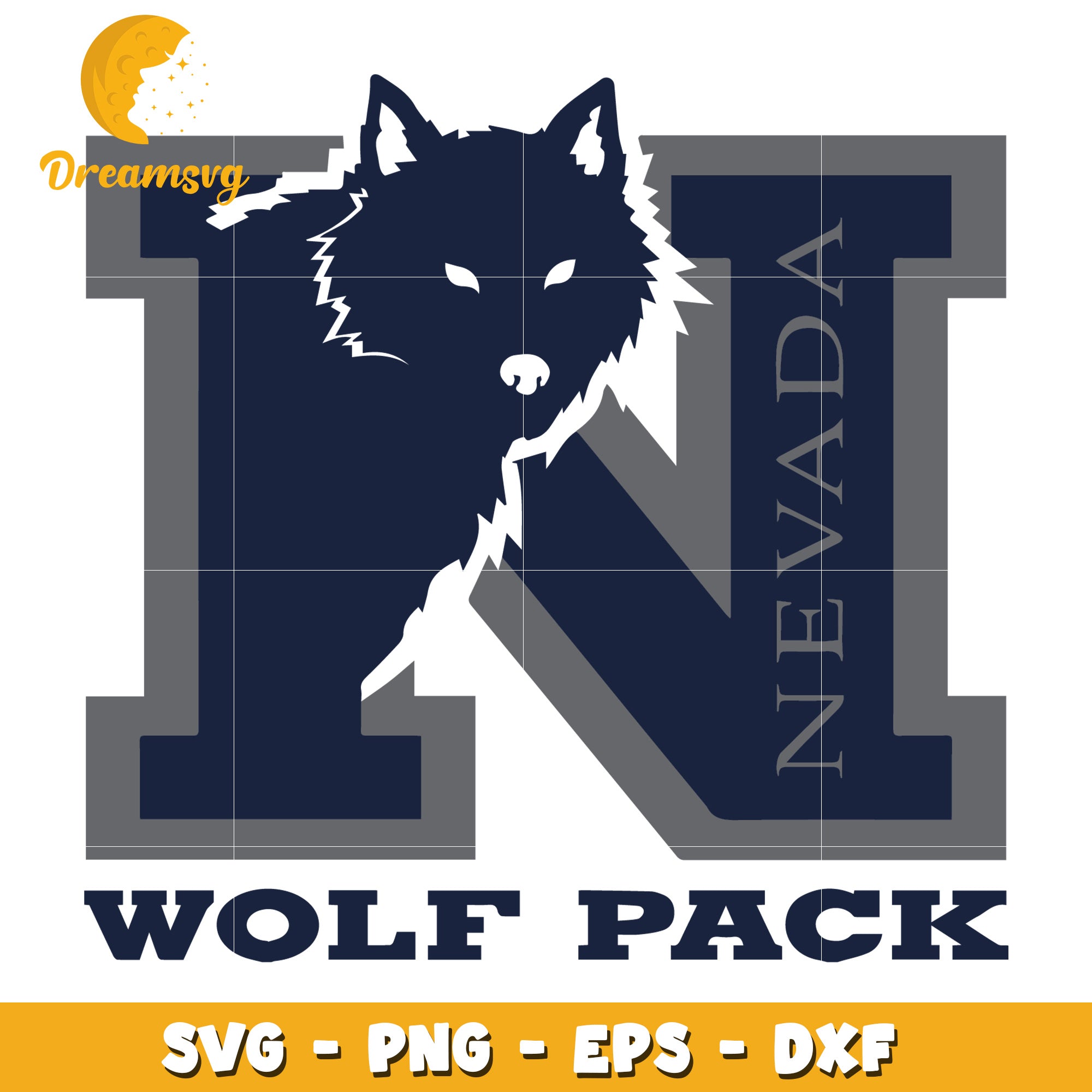 Nevada Wolf Pack N SVG PNG EPS DXF – DreamSVG Store