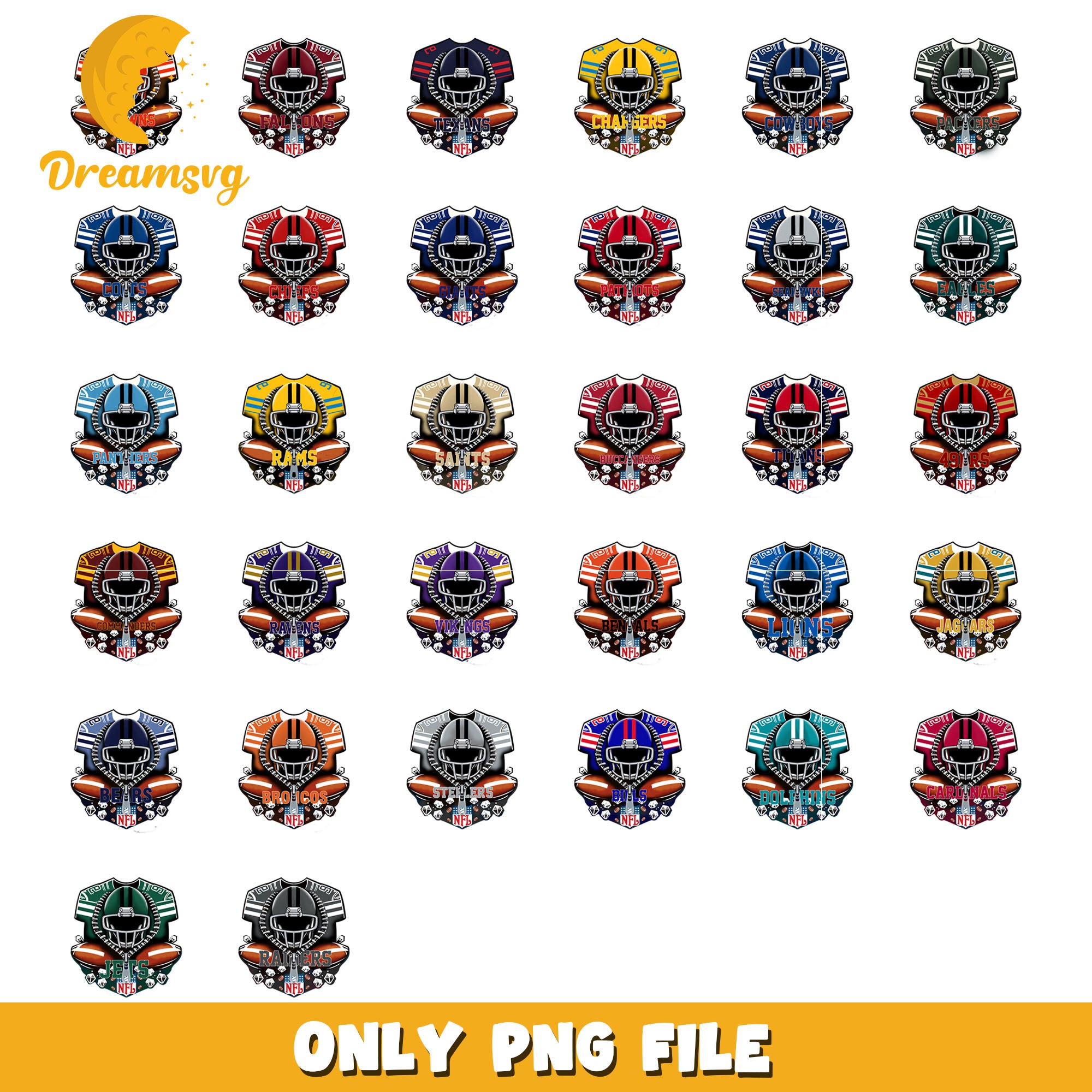 Helmet nfl teams design bundle png, logo nfl design png, nfl png ...