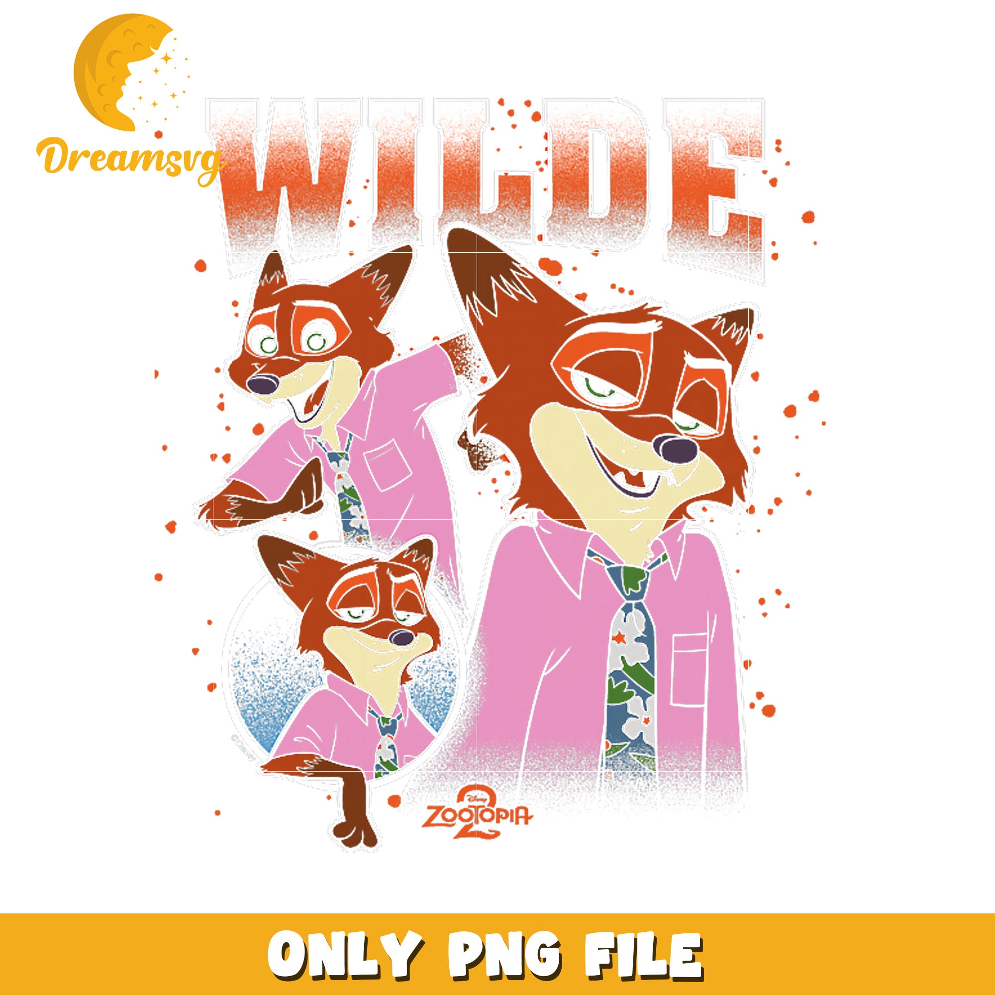 Nick wilde png, zootopia cast png, disney movie png – DreamSVG Store