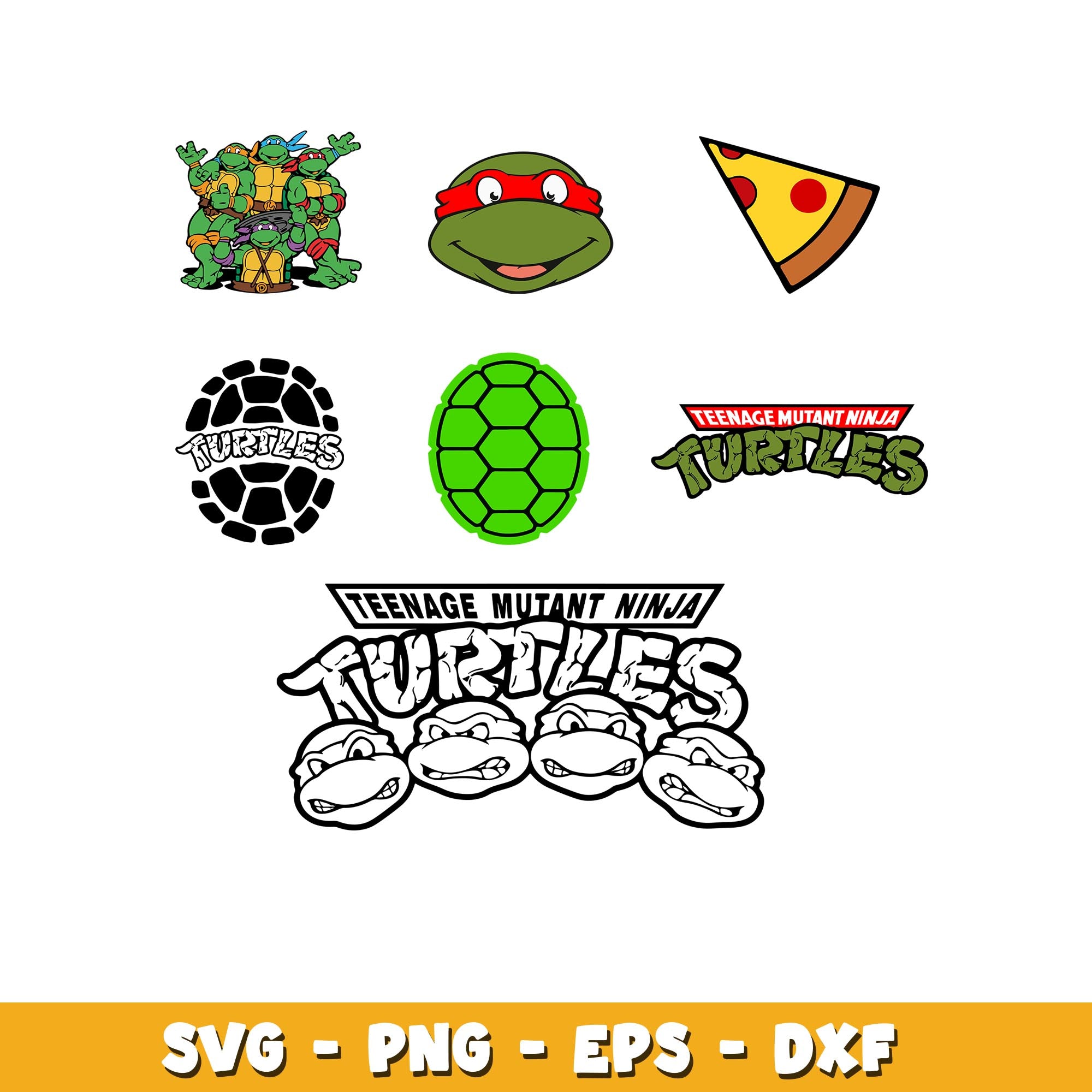 Ninja Turtles svg, teenage mutant ninja turtles bundle svg, cartoon sv ...
