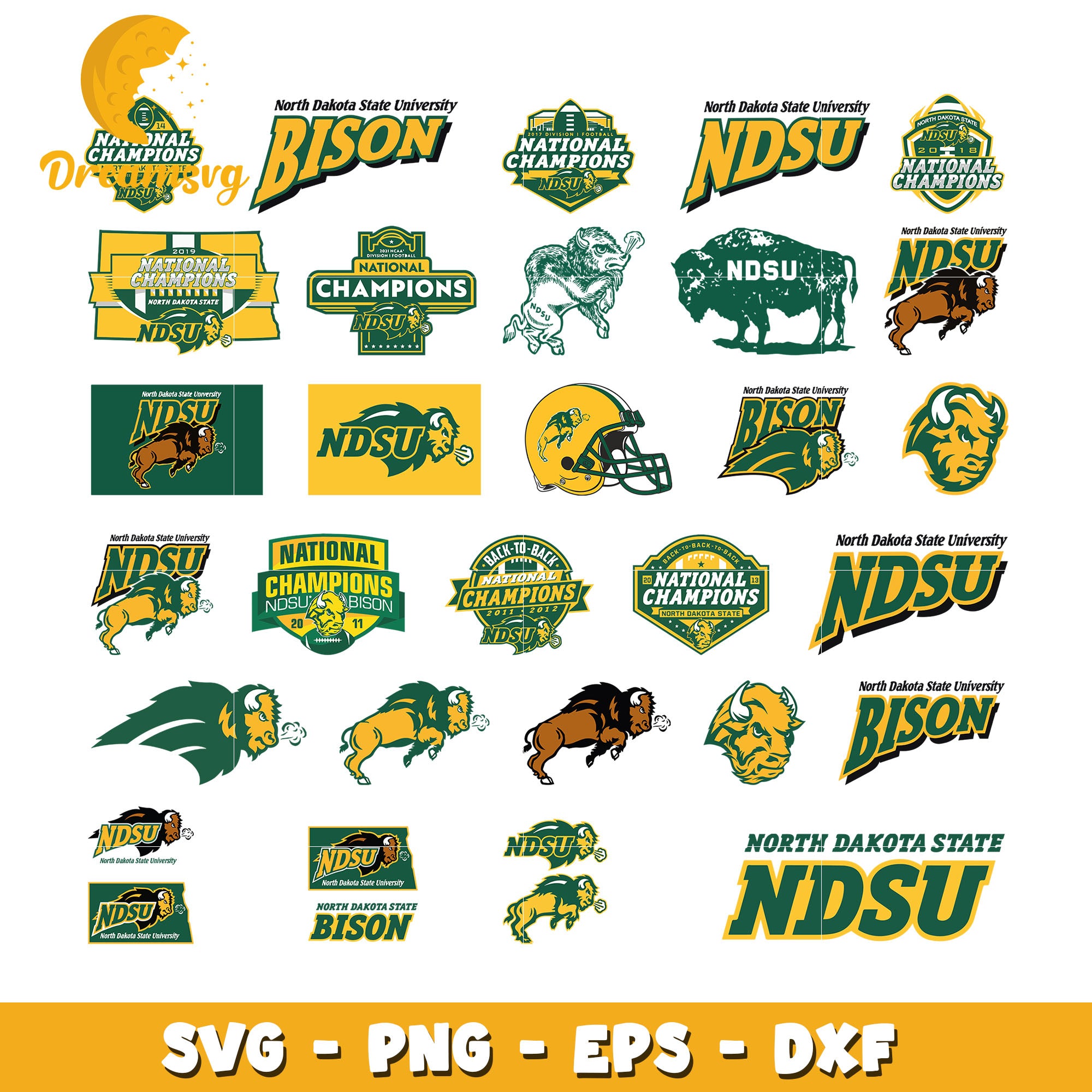 North dakota state logo bundle svg, north dakota state svg – DreamSVG Store