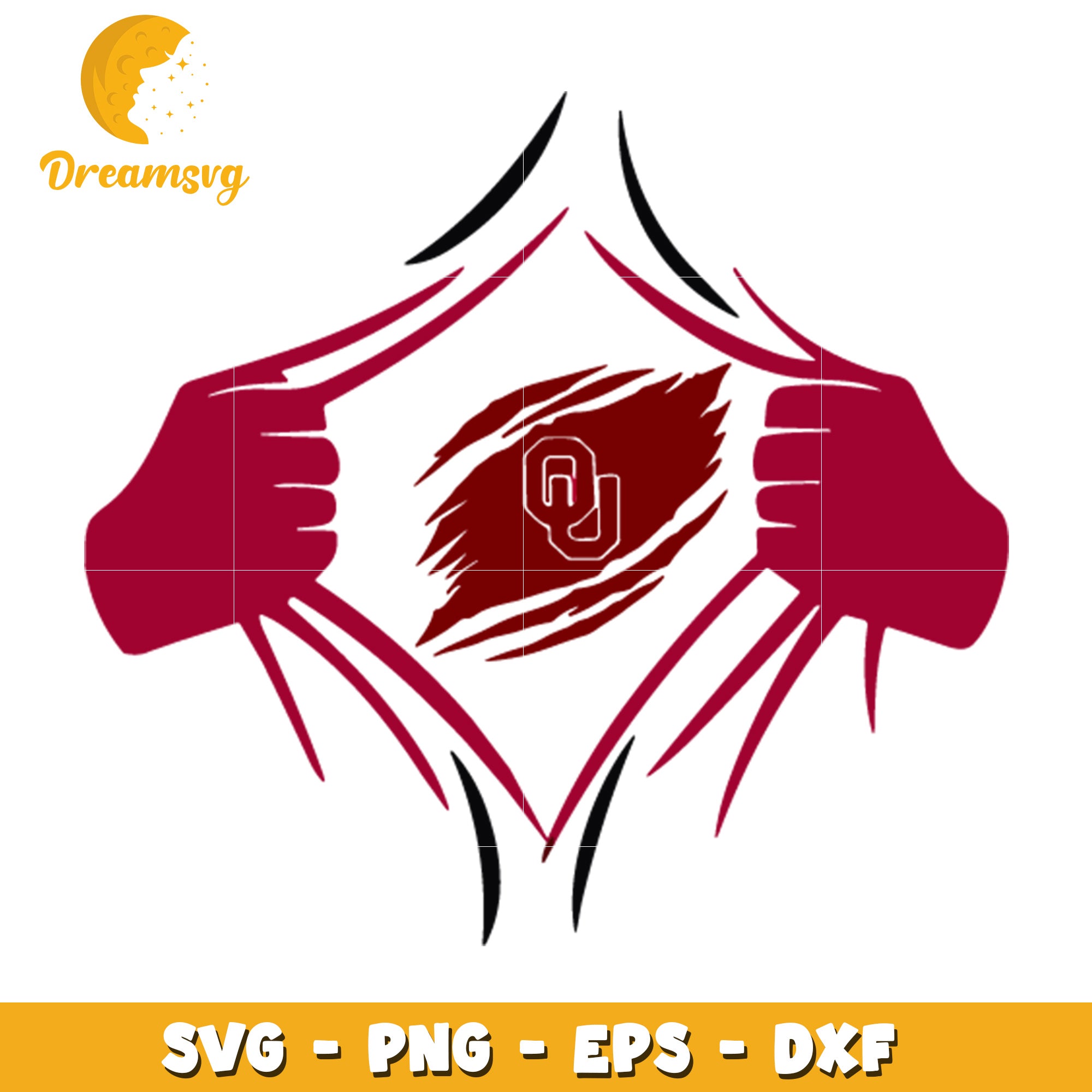 OU Sooners Superhero SVG PNG EPS DXF – DreamSVG Store