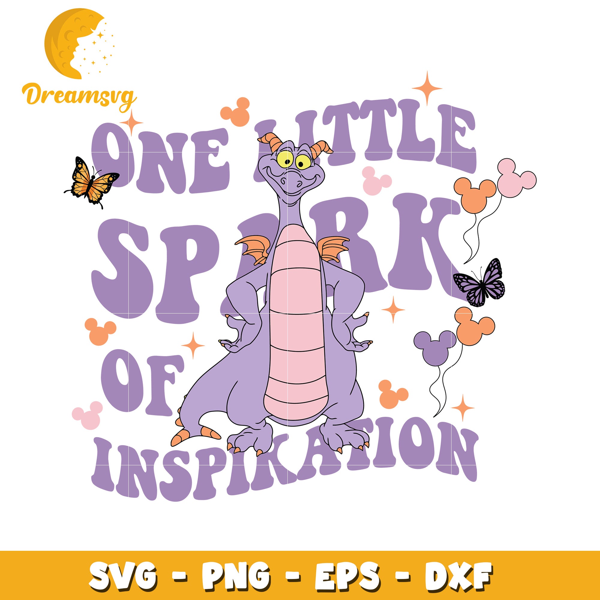 One Little Spark SVG Dragon Design – DreamSVG Store