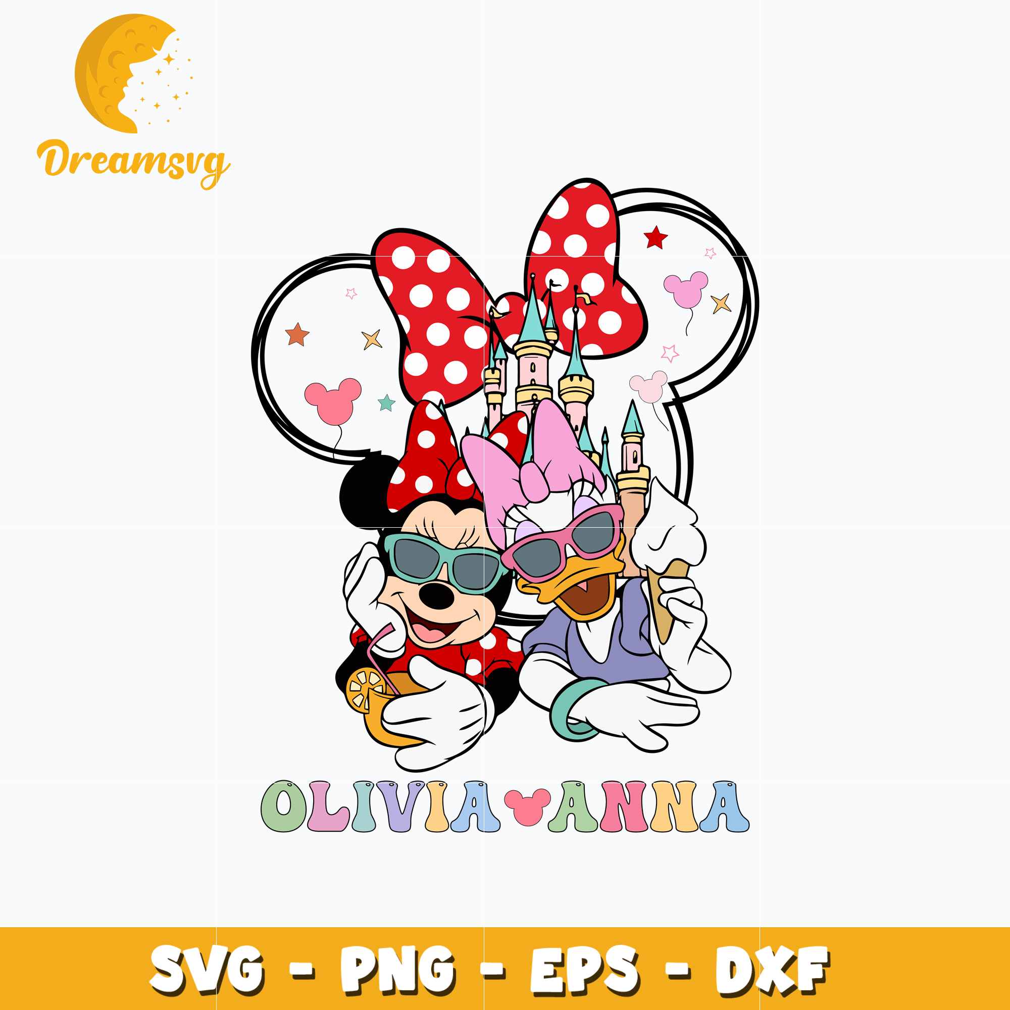 Minnie mouse castle oliva anna svg – DreamSVG Store