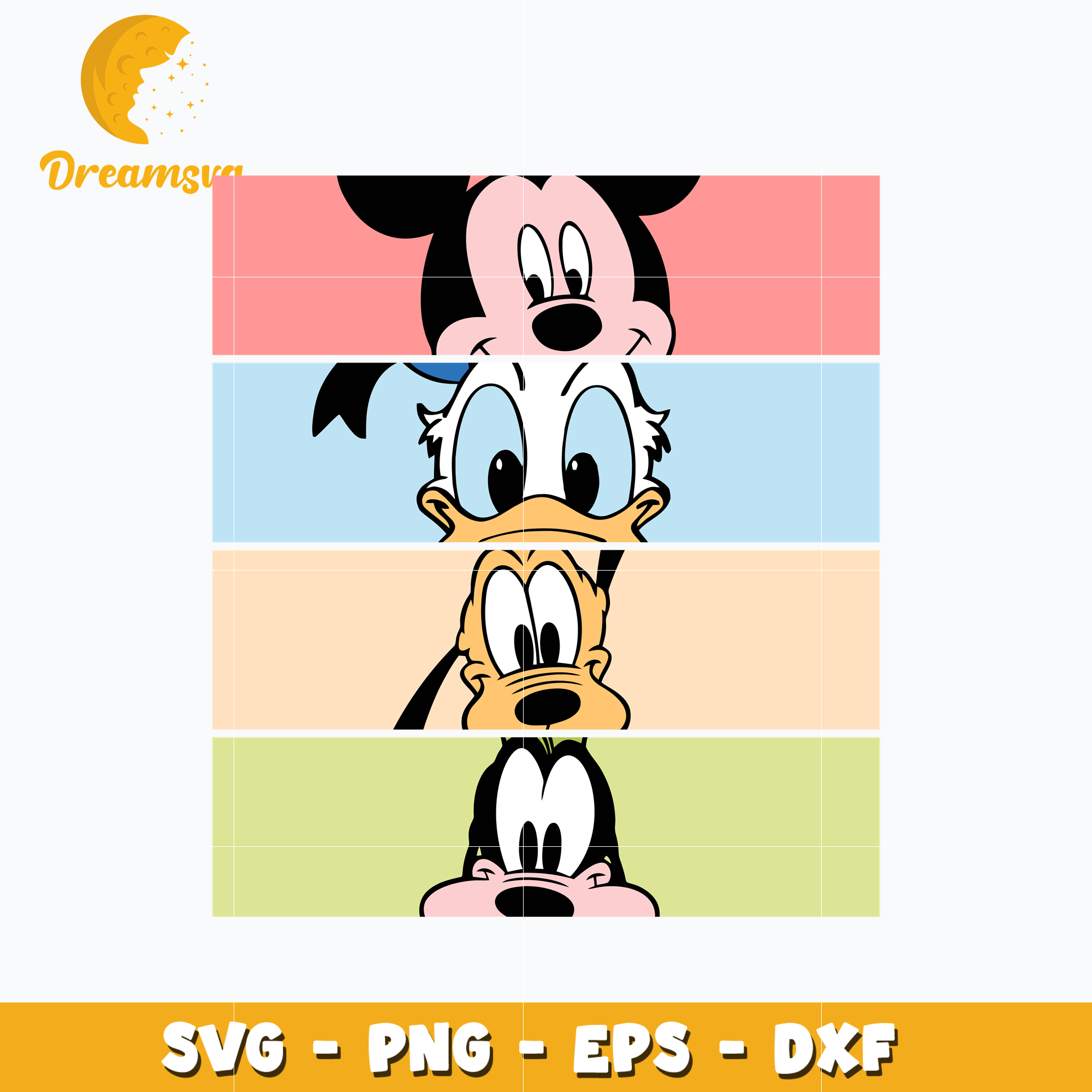 Mickey mouse disney friends svg – DreamSVG Store