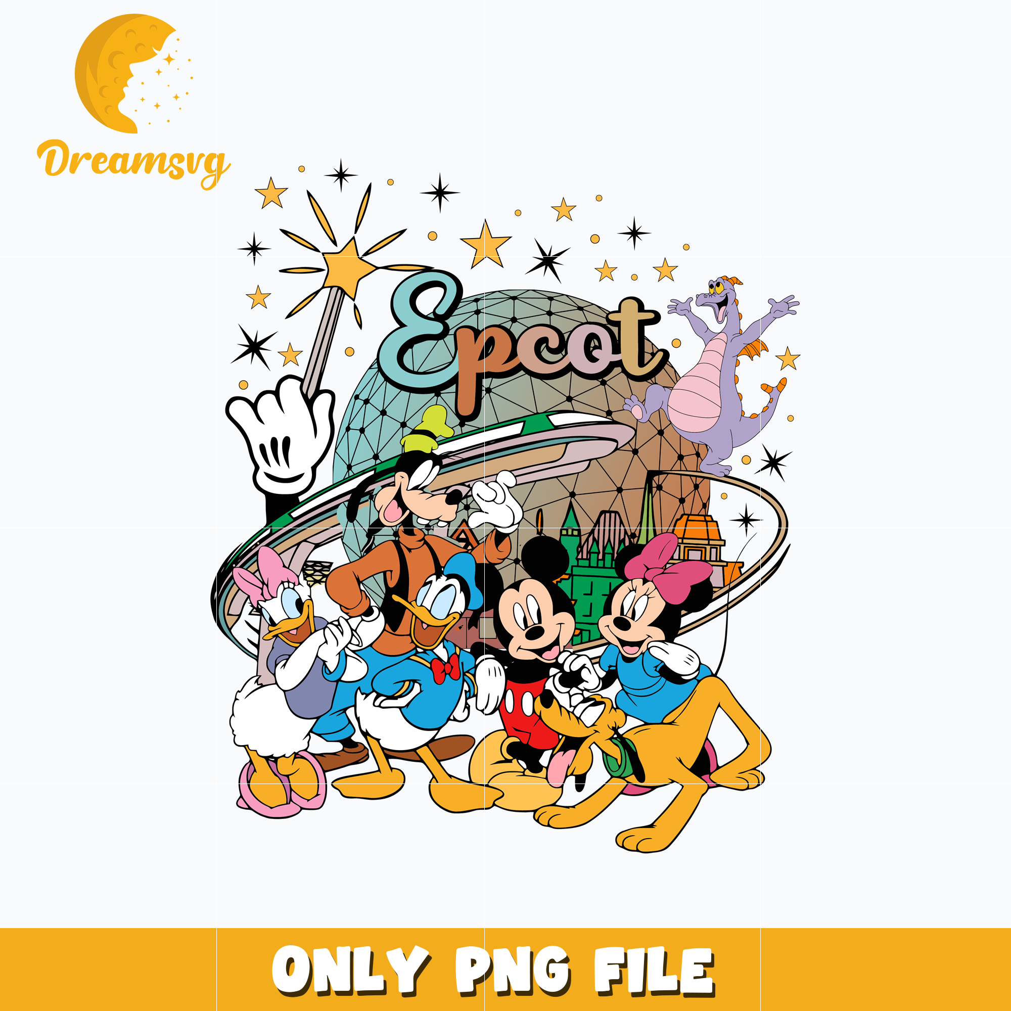 Epcot mickey and friends png – DreamSVG Store