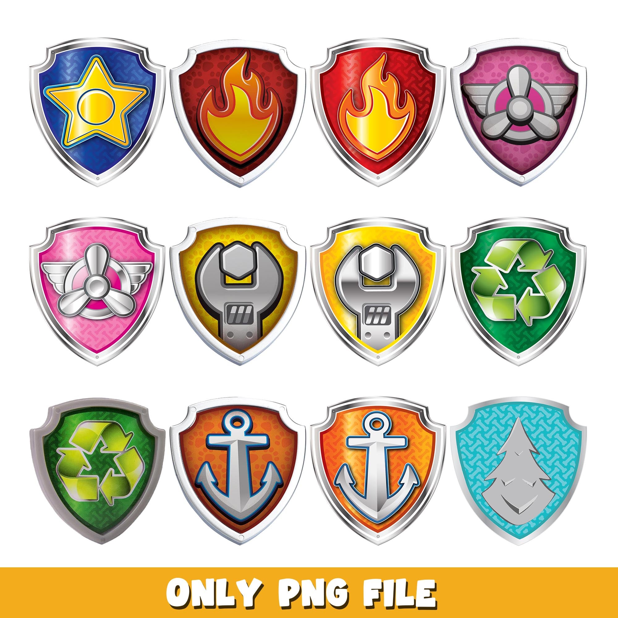 Paw Patrol Banner logo png, Paw patrol bundle png, cartoon png ...