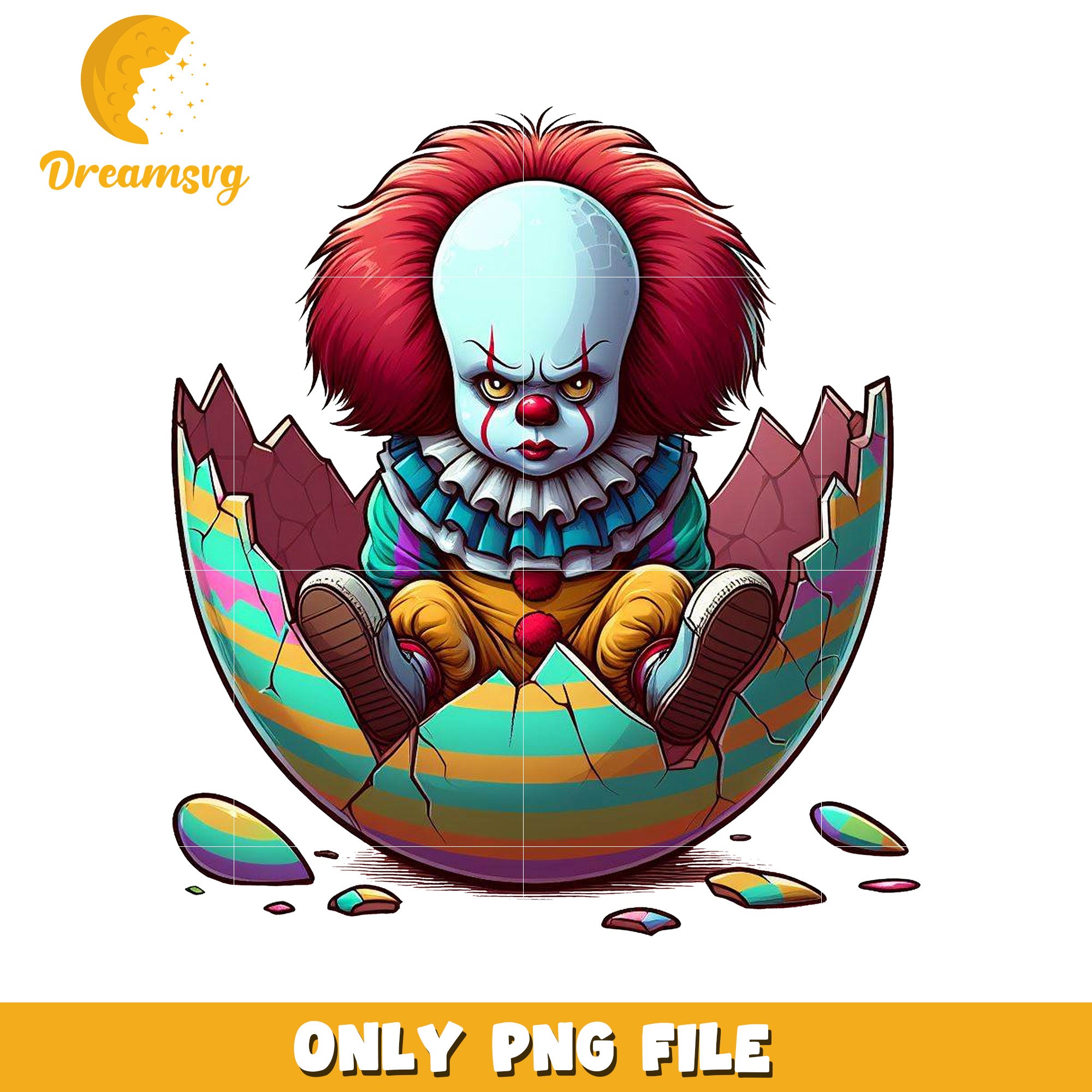 Pennywise Easter PNG Image – DreamSVG Store
