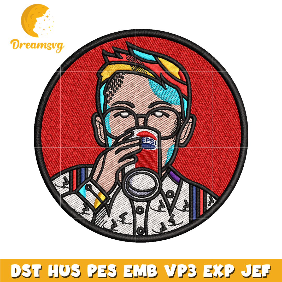 Pepsi logo embroidery design – DreamSVG Store
