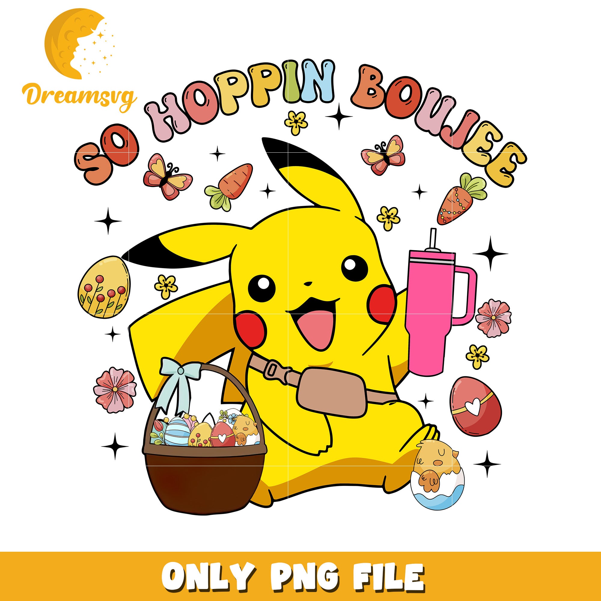 Pikachu Easter PNG Clipart – DreamSVG Store