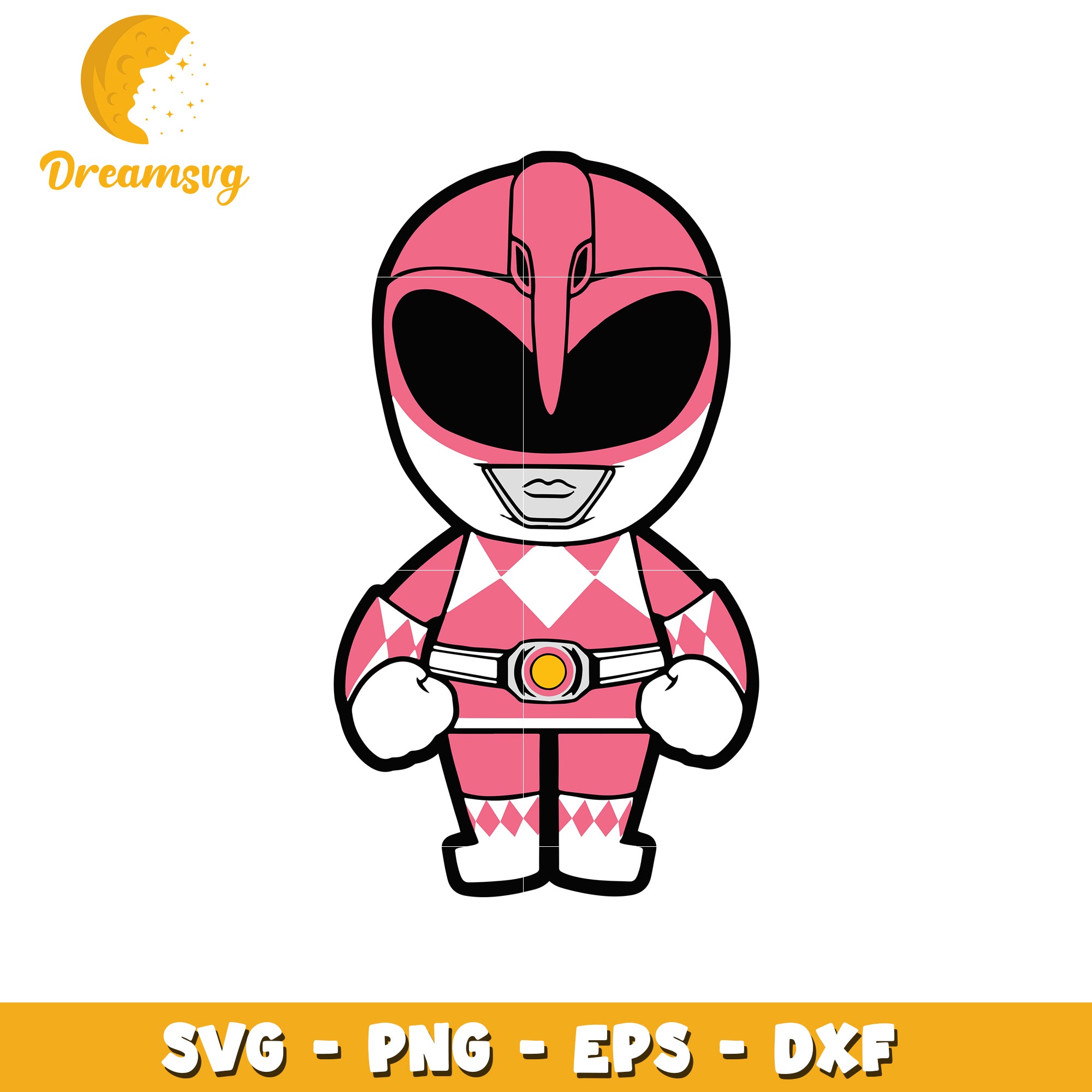 Pink Ranger SVG PNG EPS DXF Cut File – DreamSVG Store