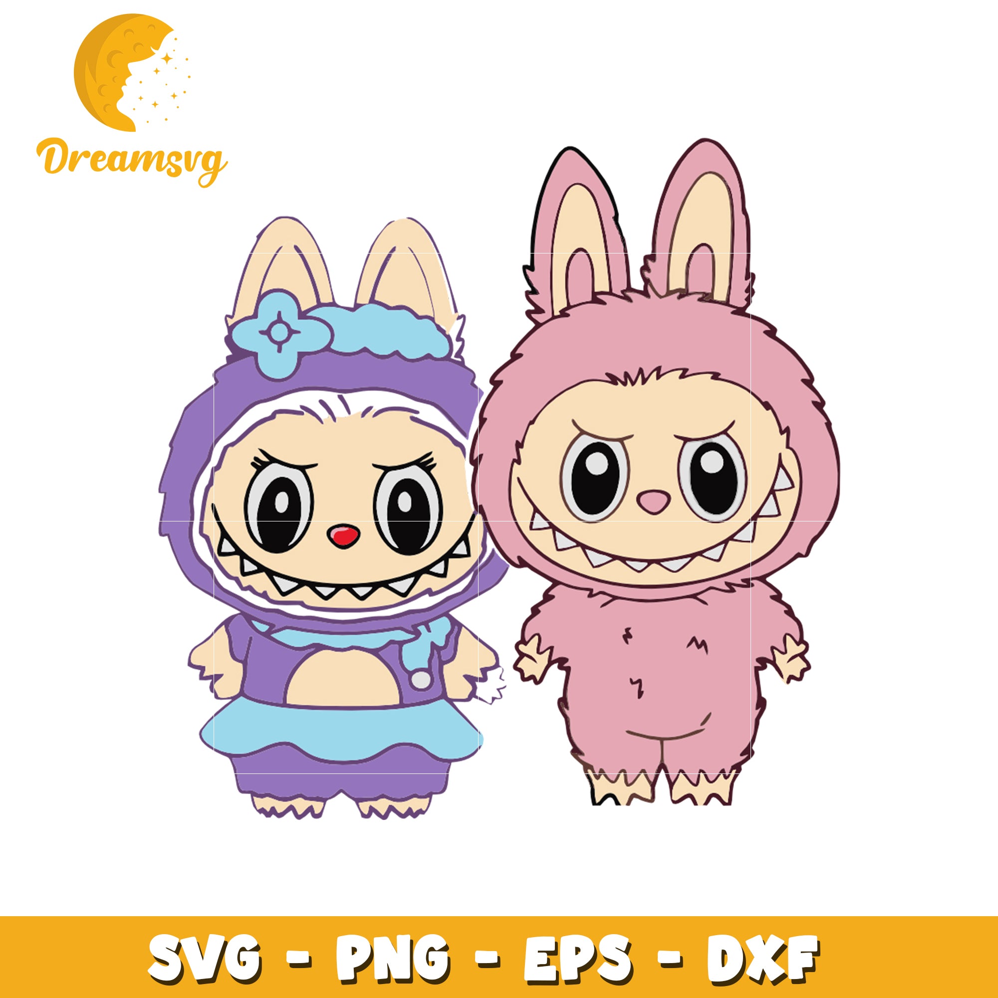 Pink labubu princess labubu svg, labubu toys svg, real labubu svg ...