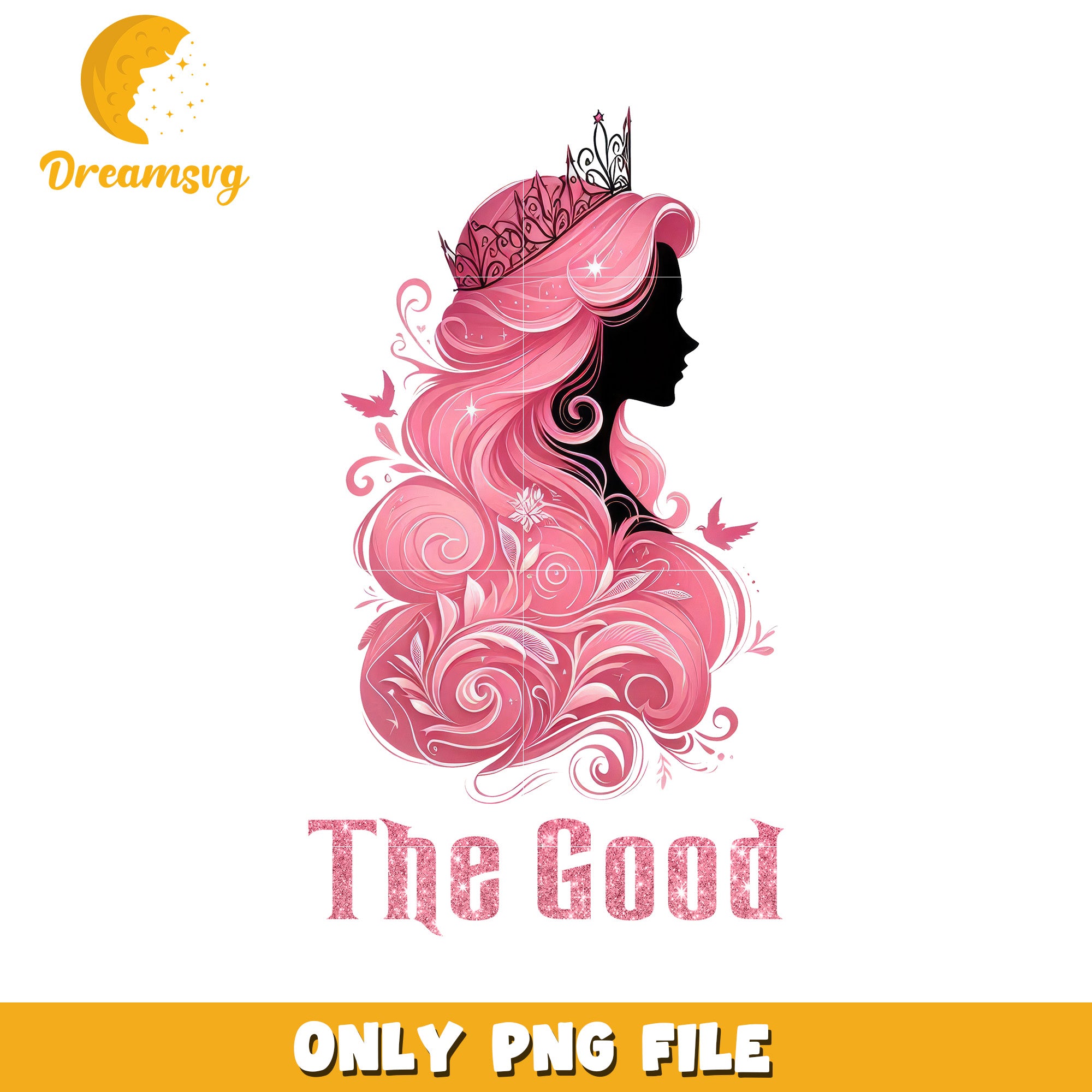 Pink princess the good glitter png, wicked the movie png – DreamSVG Store