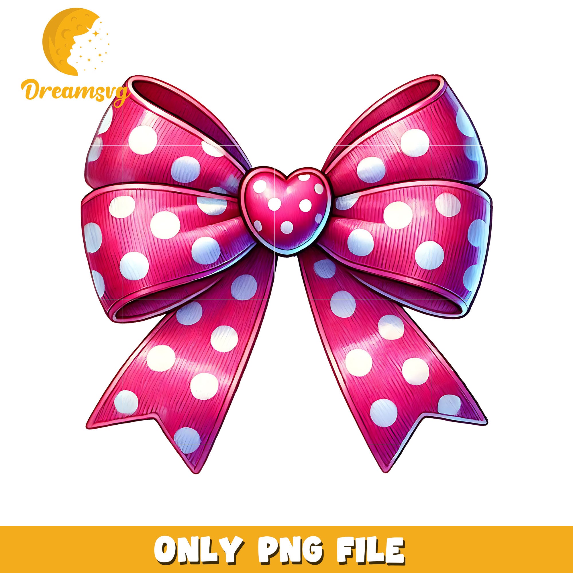 Pink ribbon polka dot pattern design png, ribbon png, valentine png ...