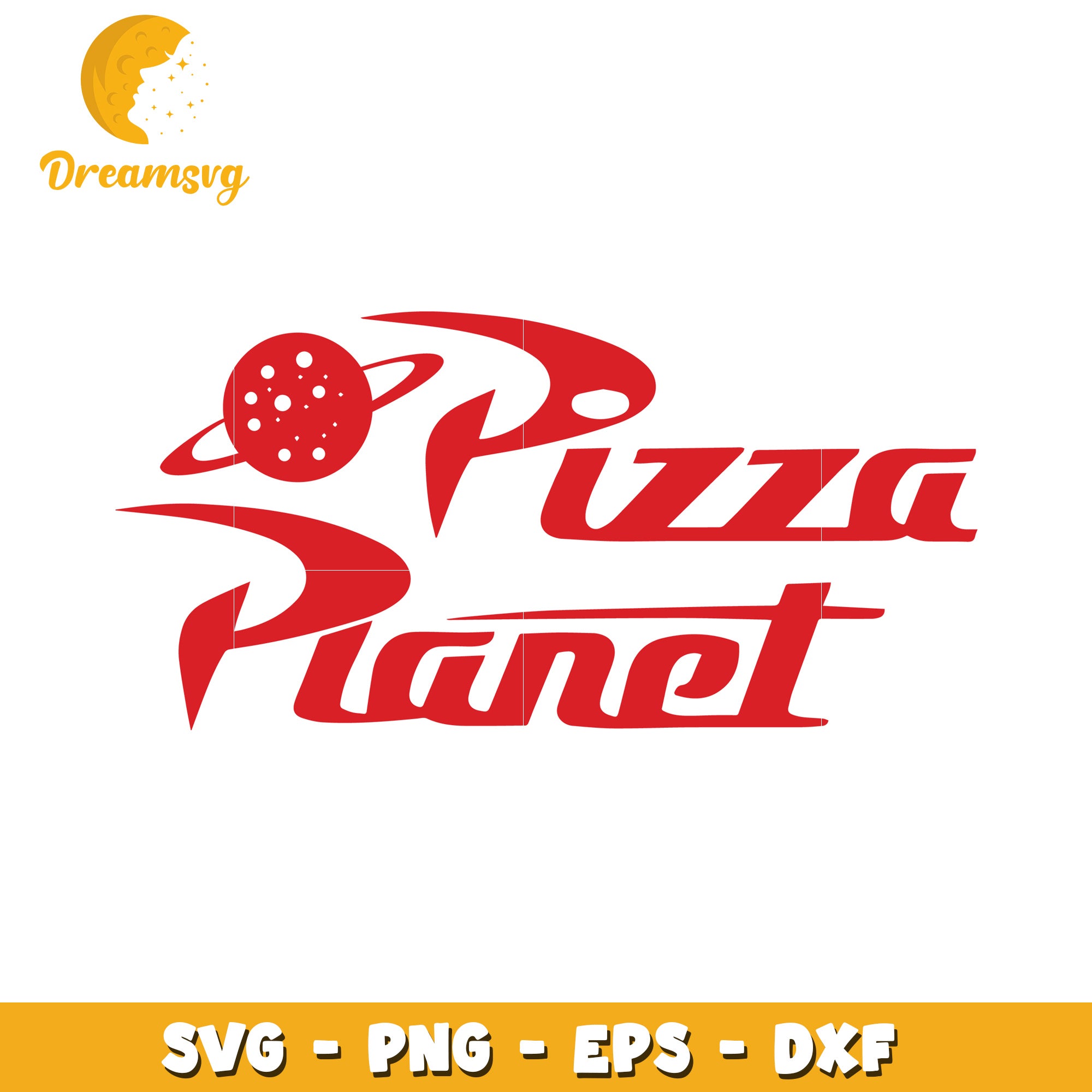 Pizza Planet SVG Cut File – DreamSVG Store