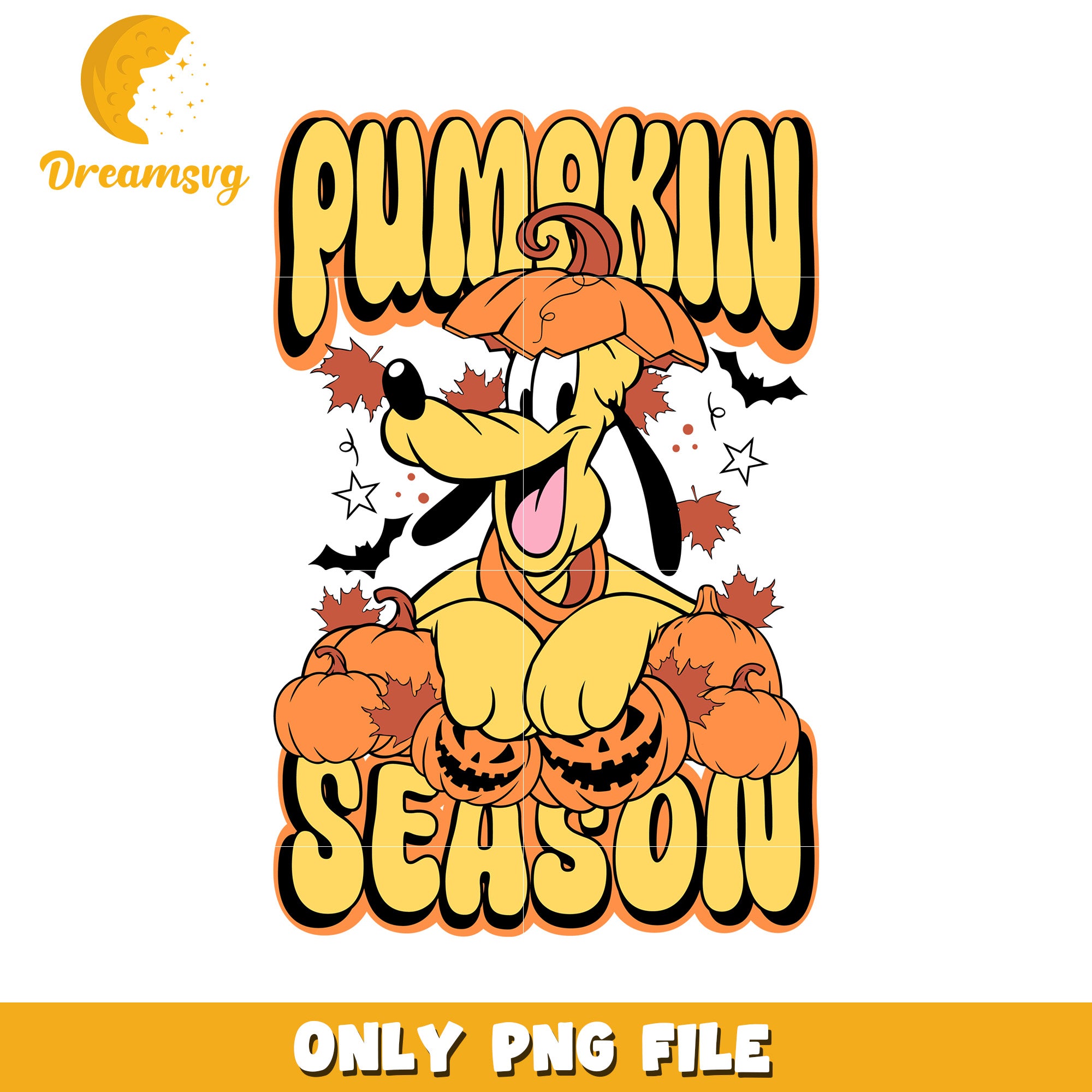 Pluto Pumpkin Season PNG – DreamSVG Store