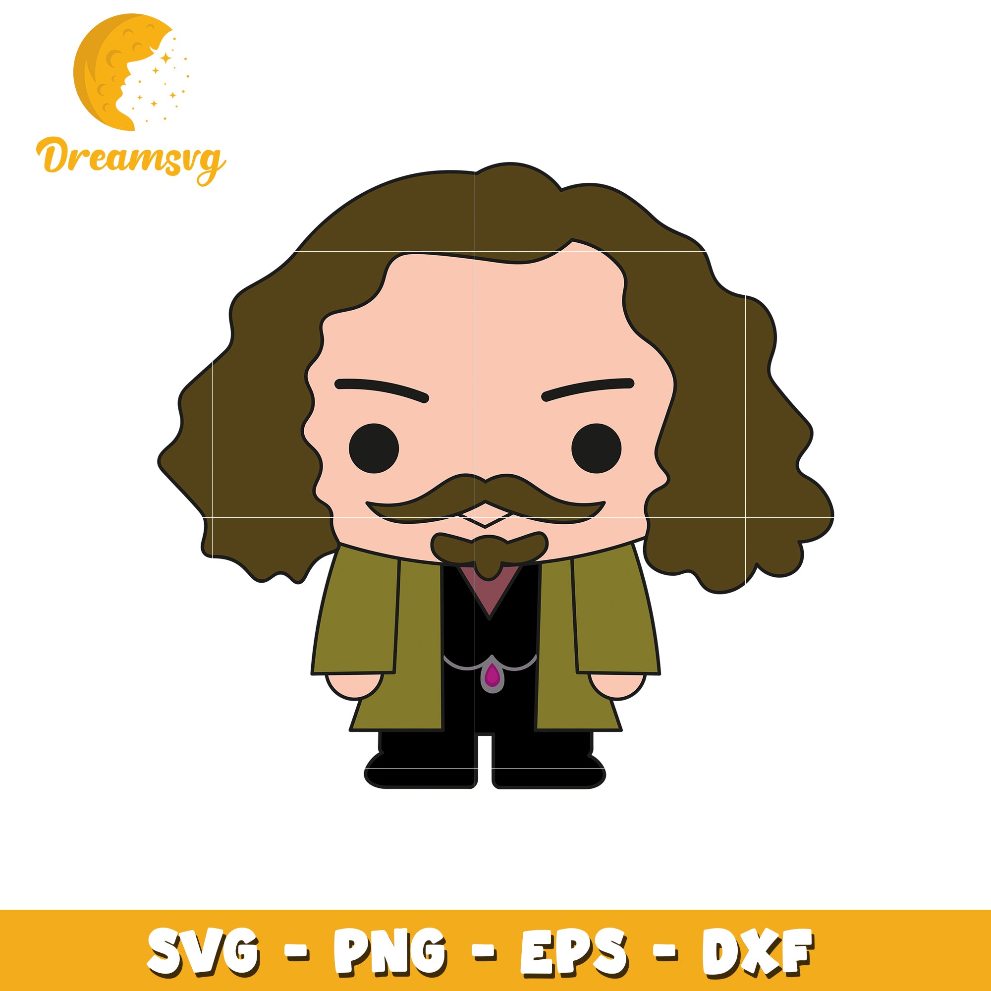 Professor Quirrell SVG Cut File – DreamSVG Store