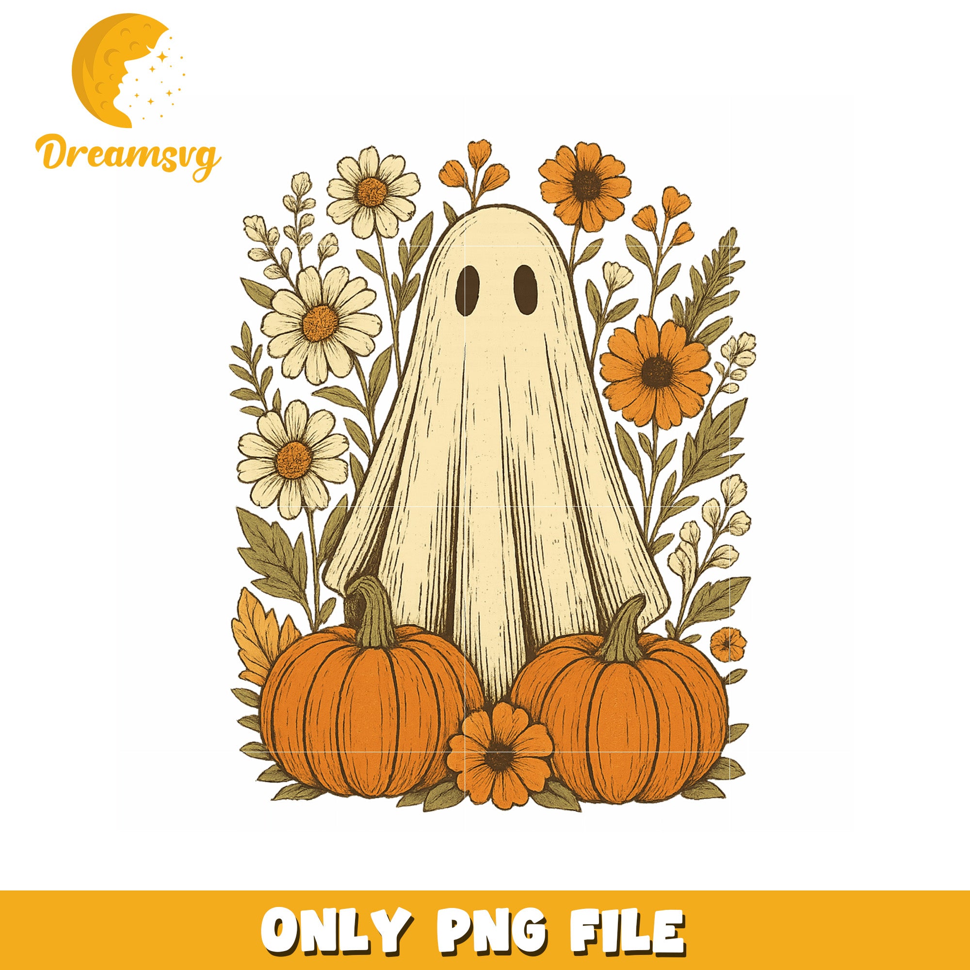 Pumpkin ghoul png, halloween png, halloween vacation png – DreamSVG Store