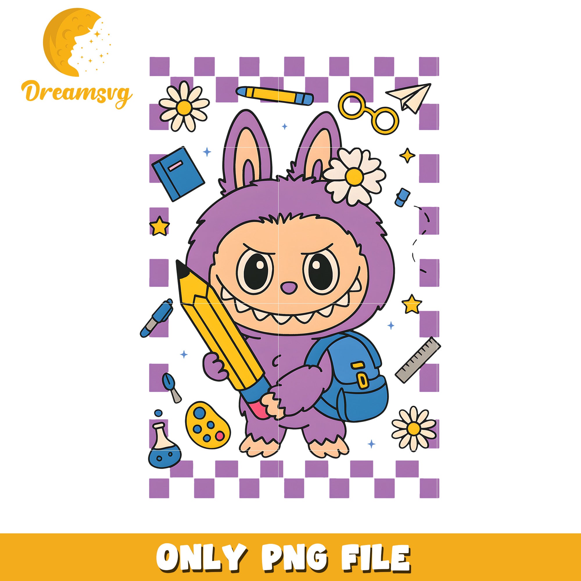 Purple labubu png, funny labubu png, labubu cartoons png – DreamSVG Store