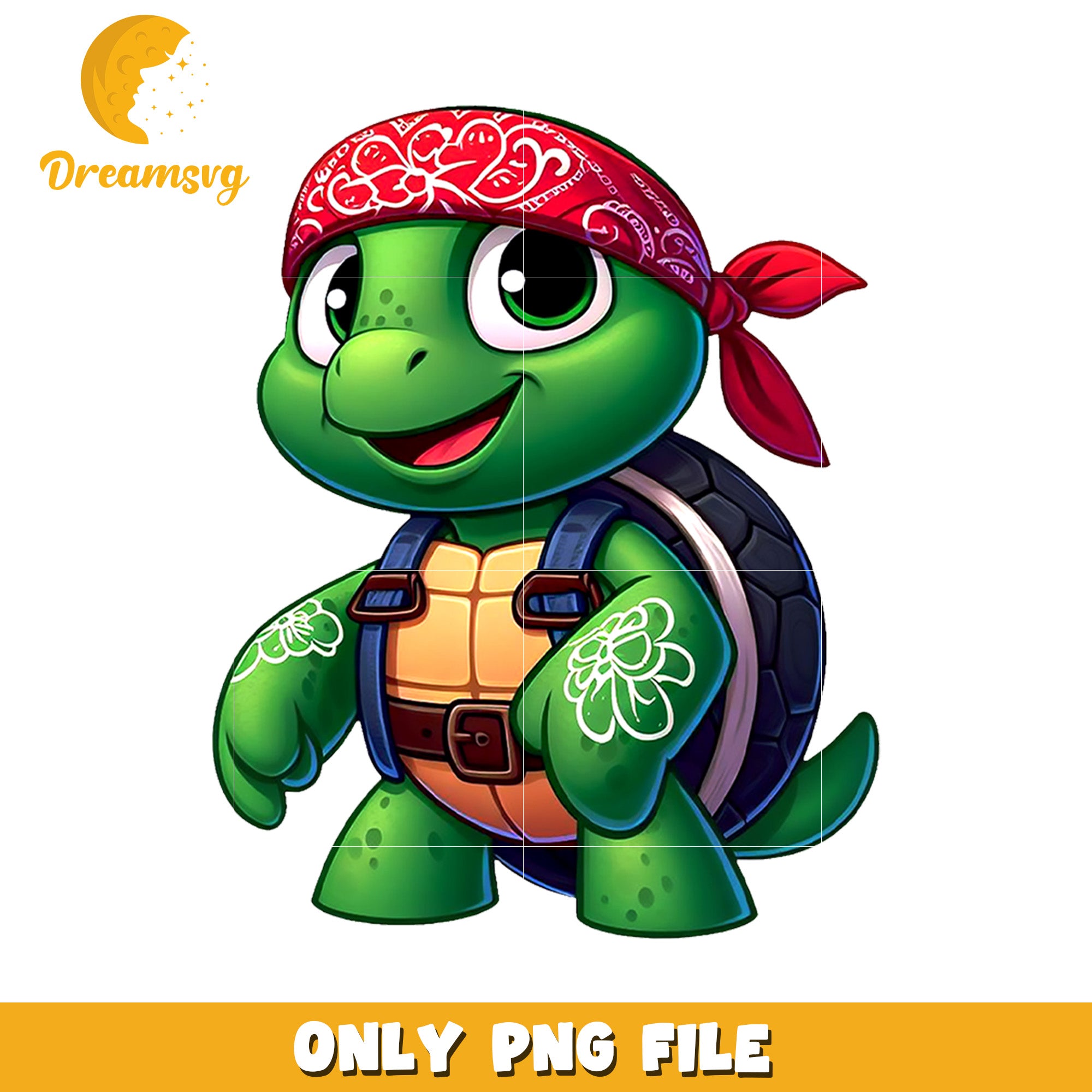Raphael cute chibi png, cute turtle png, teenage mutane ninja turtles – DreamSVG Store