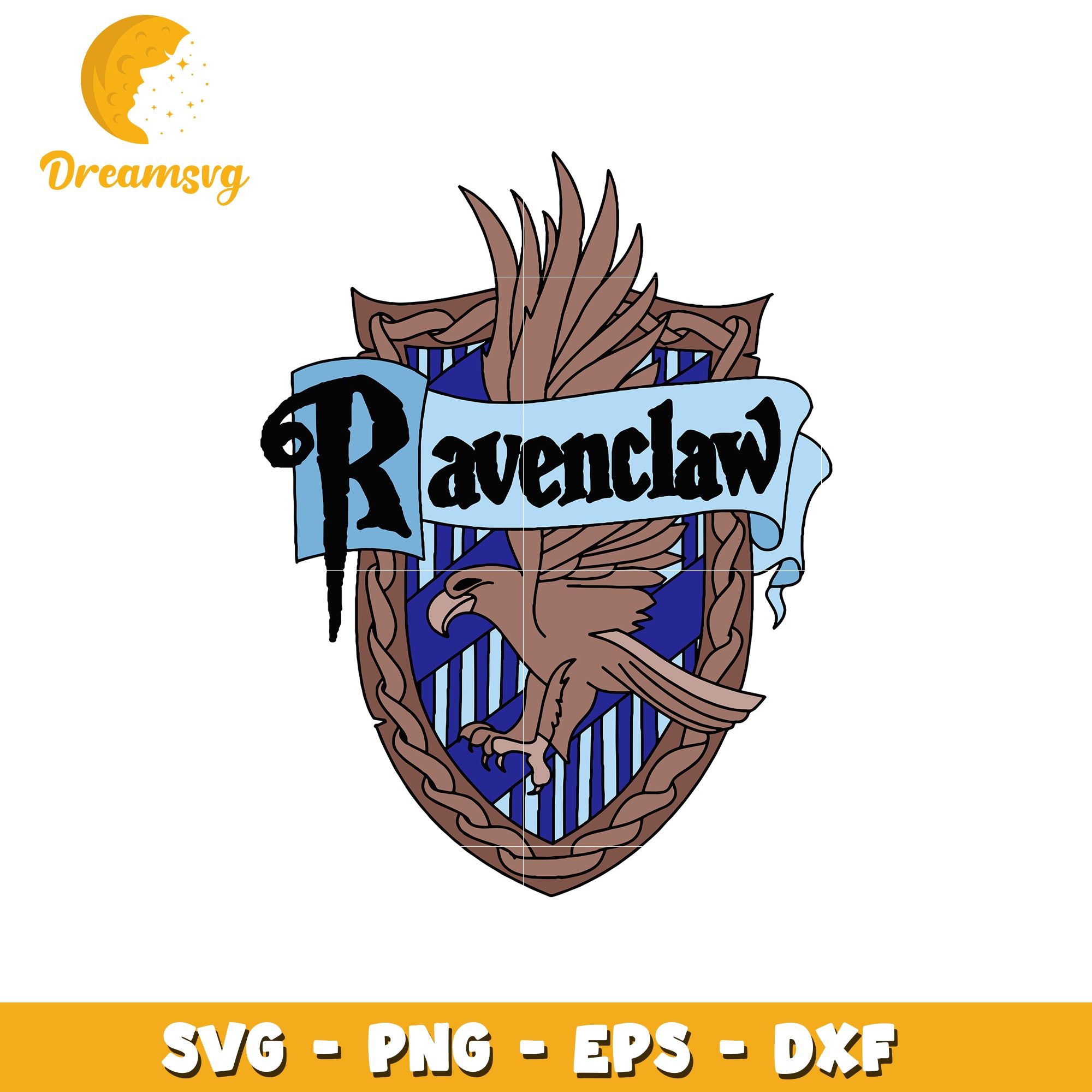 Ravenclaw Crest PNG, SVG, EPS, DXF Files – DreamSVG Store