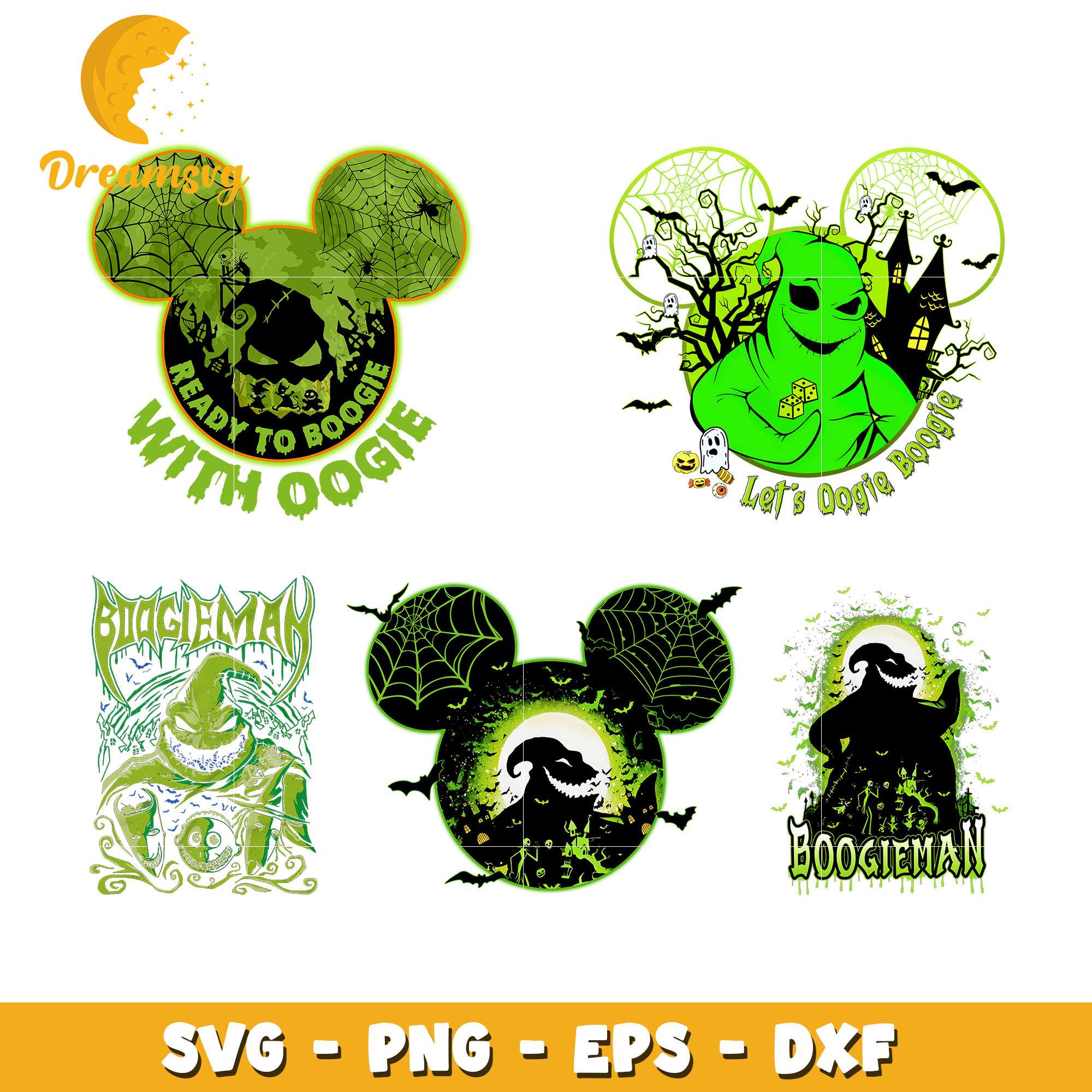 Ready to Boogie with Oogie bundle svg, let's Oogie Boogie svg ...