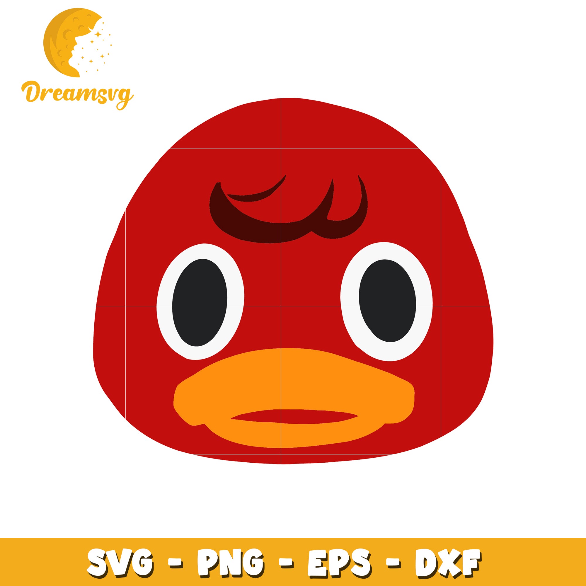 Red Bird SVG PNG EPS DXF Cut File – DreamSVG Store