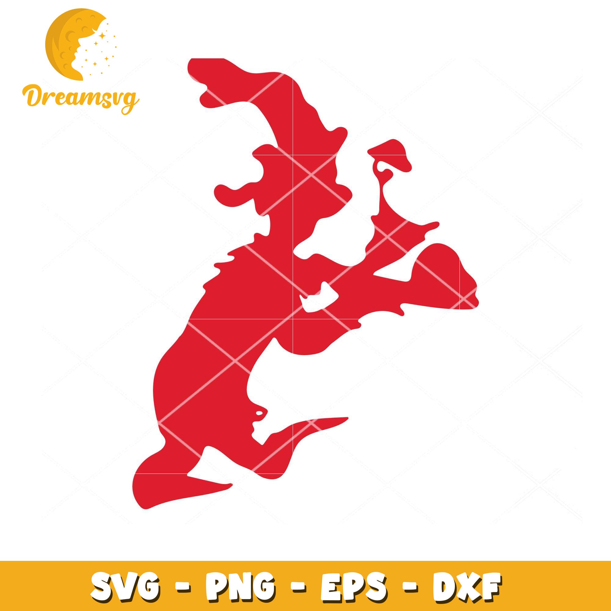 Red Blob SVG Cut File Instant Download – DreamSVG Store