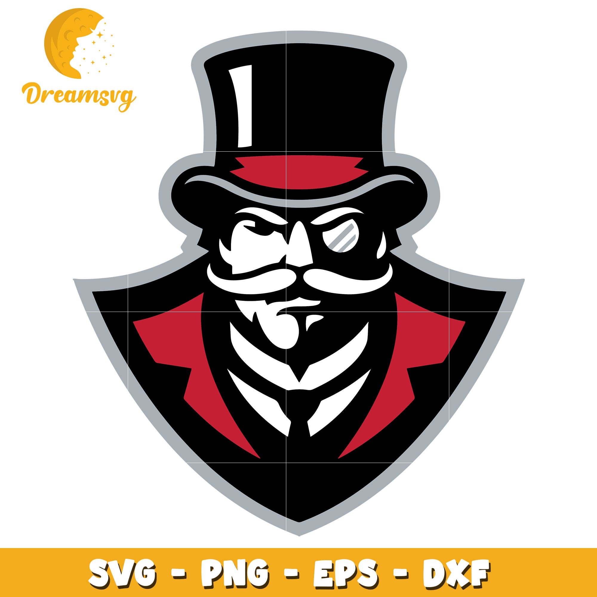 Ringmaster SVG Cut File, PNG, EPS, DXF – DreamSVG Store
