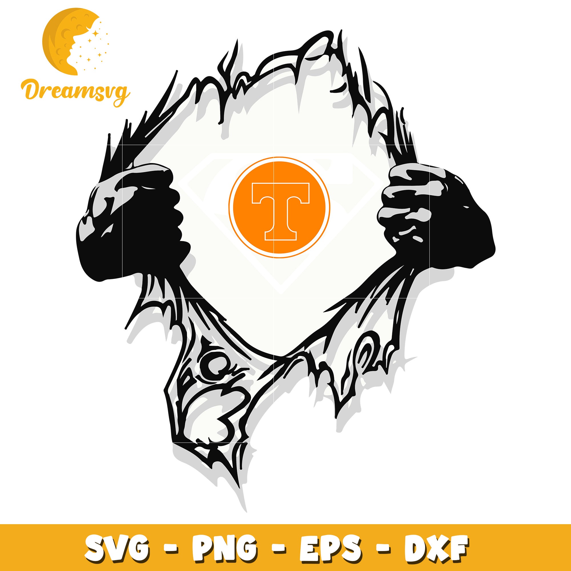 Ripped Shirt SVG Tennessee T Design – DreamSVG Store