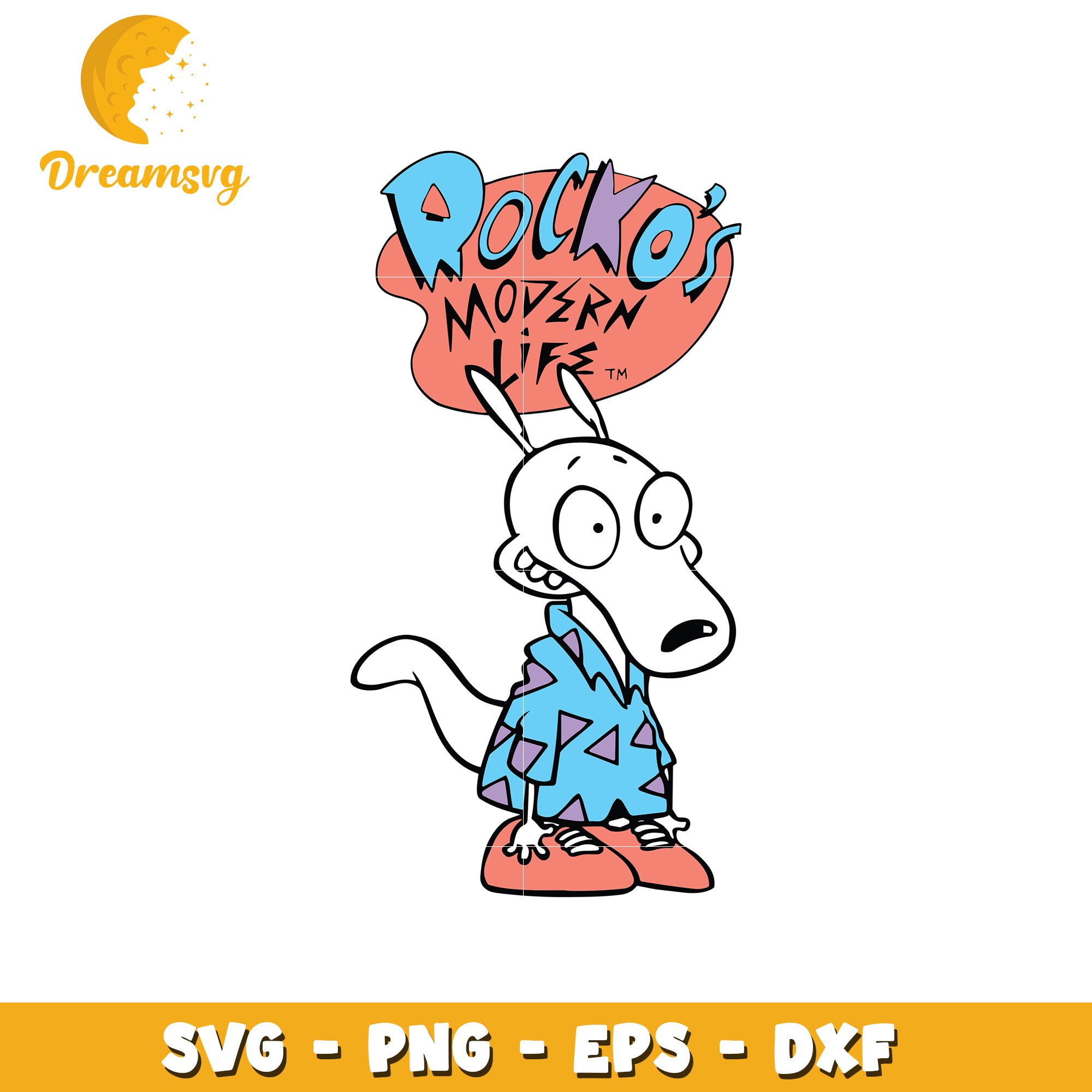 Rockos Modern Life SVG PNG EPS DXF – DreamSVG Store
