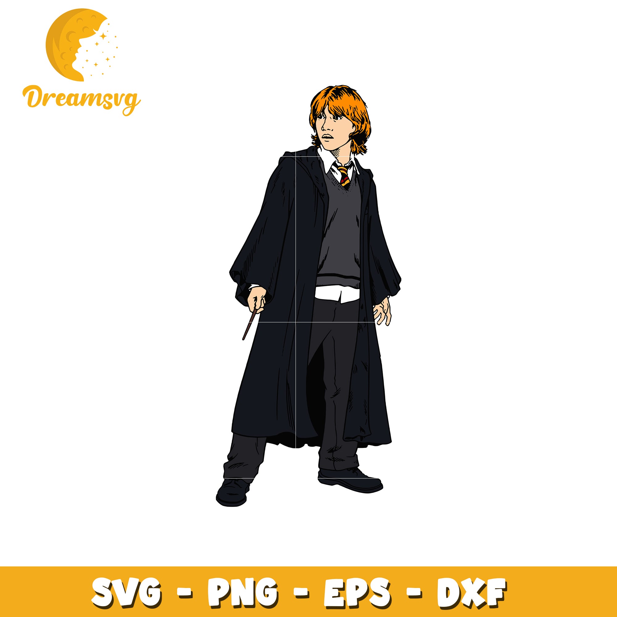 Ron Weasley SVG PNG EPS DXF Cut File – DreamSVG Store