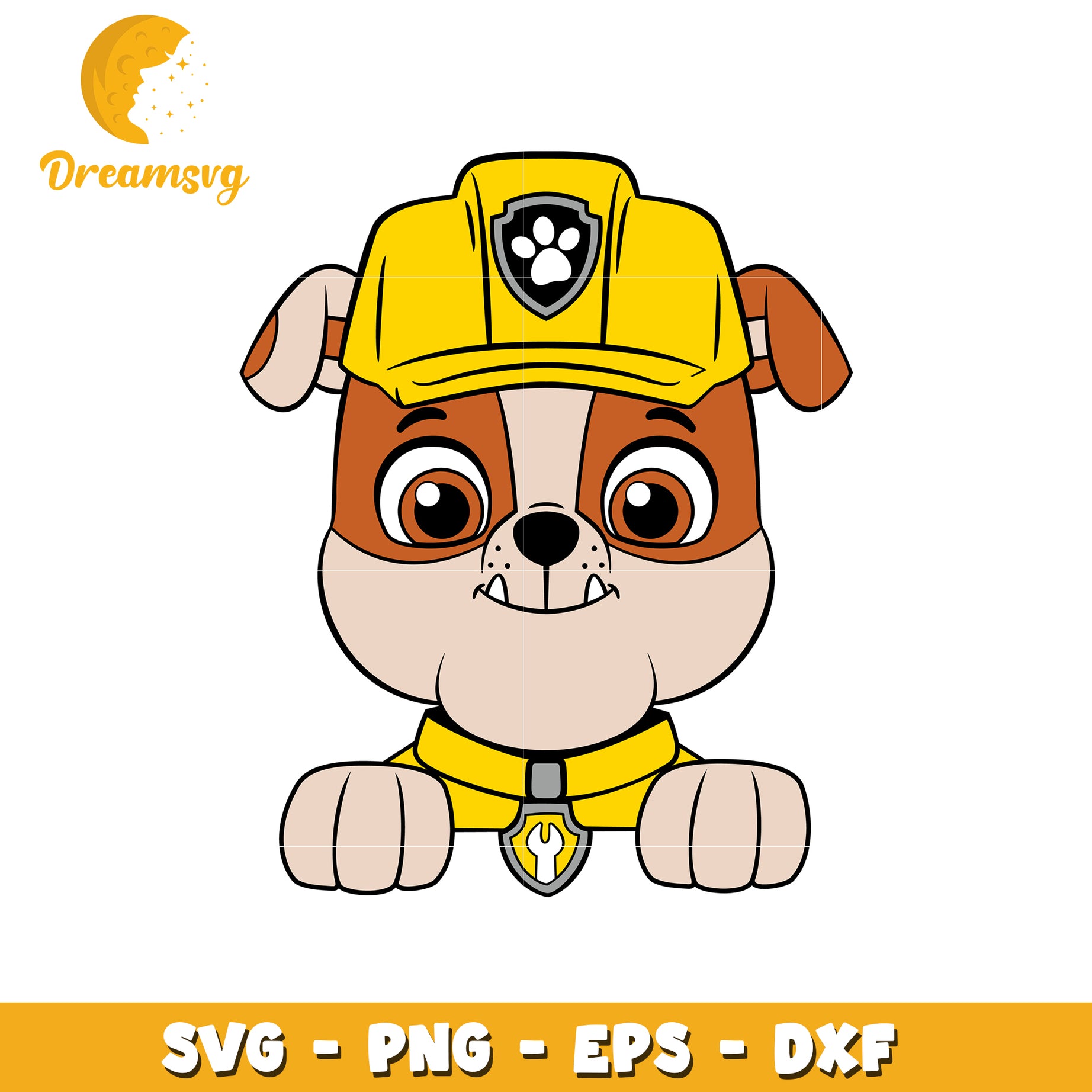 Rubble Paw Patrol Svg Png Eps Dxf Files Dreamsvg Store