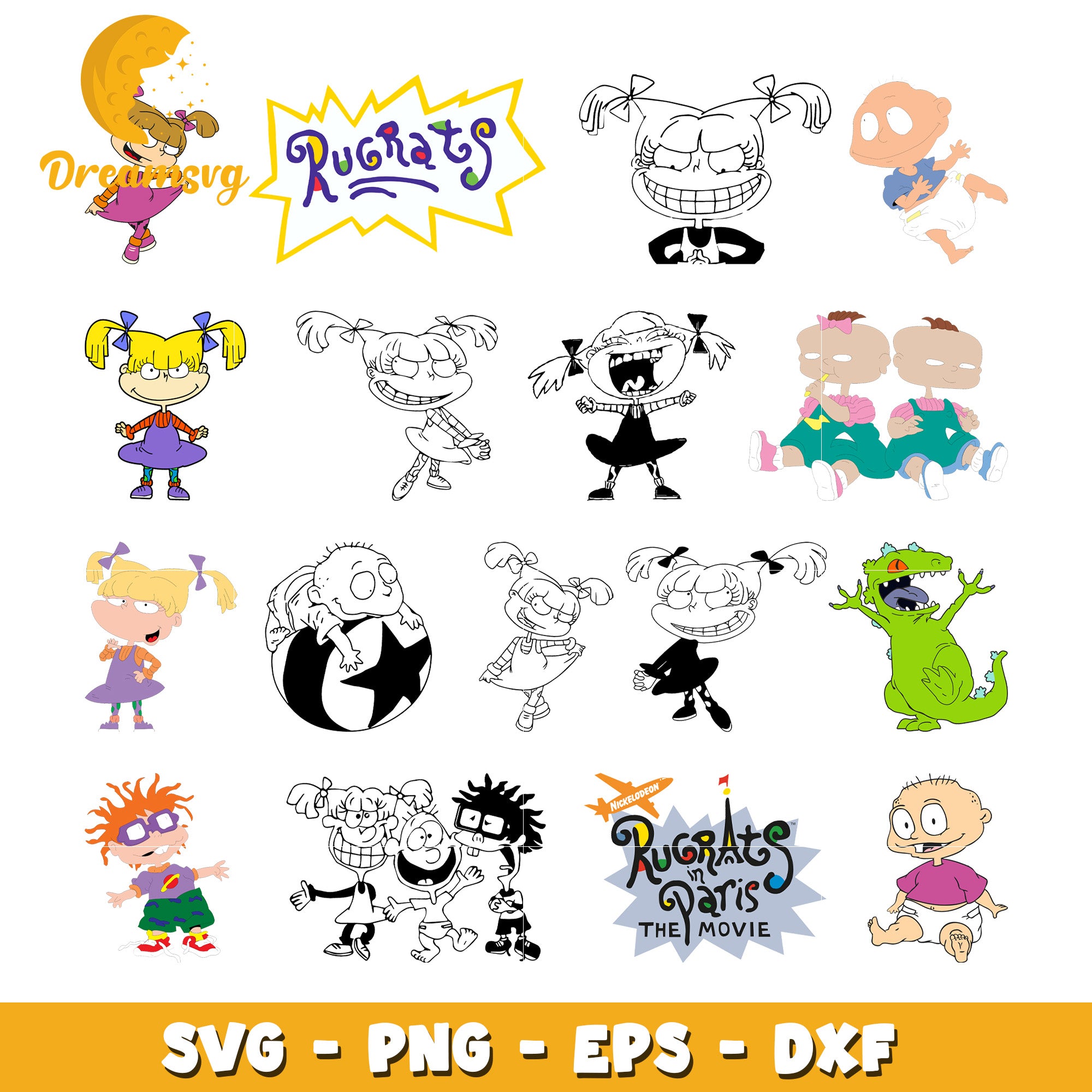 Rugrats Characters Name Here Comes Phil And Lil The Identical Worm