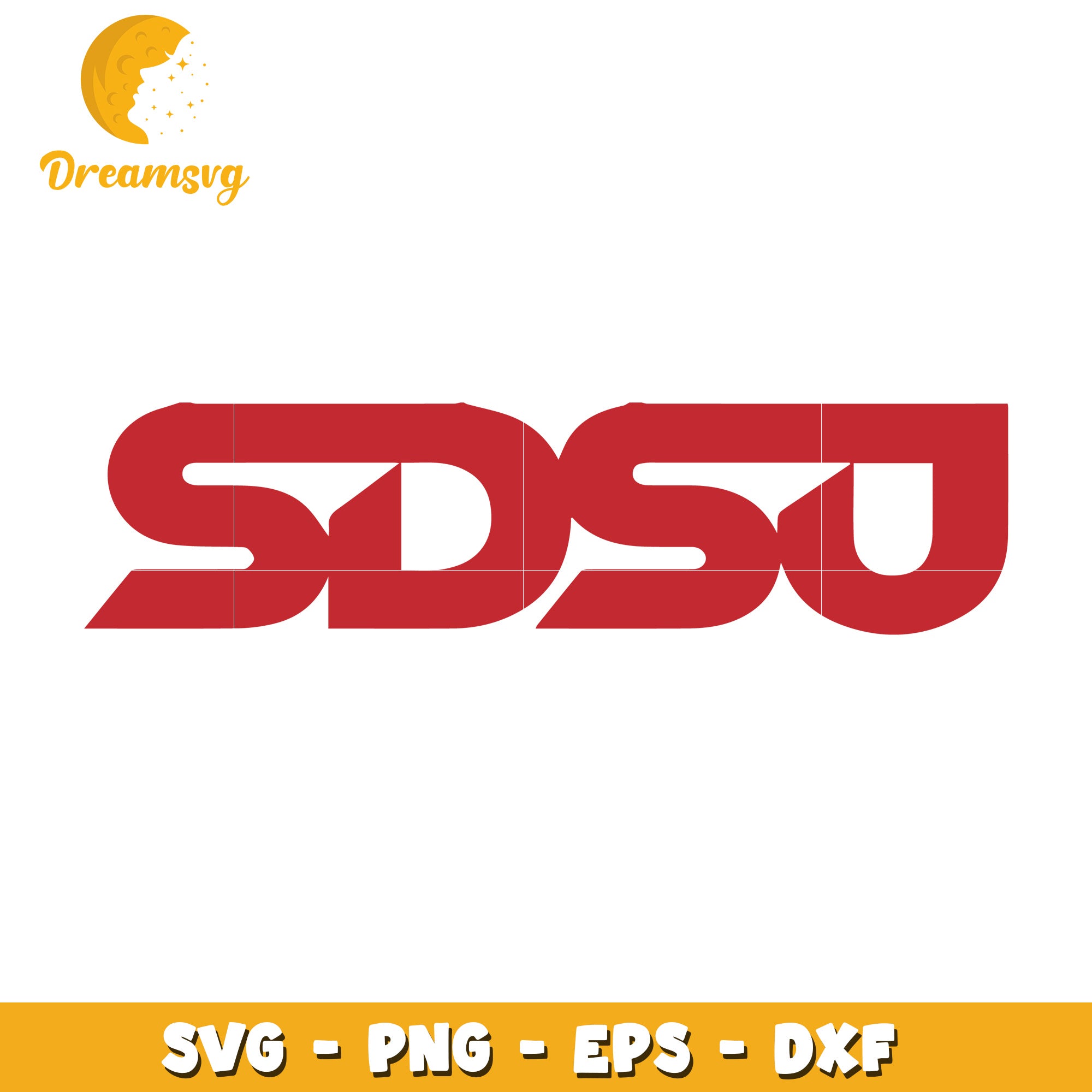 SDSU SVG PNG EPS DXF Cut Files – DreamSVG Store
