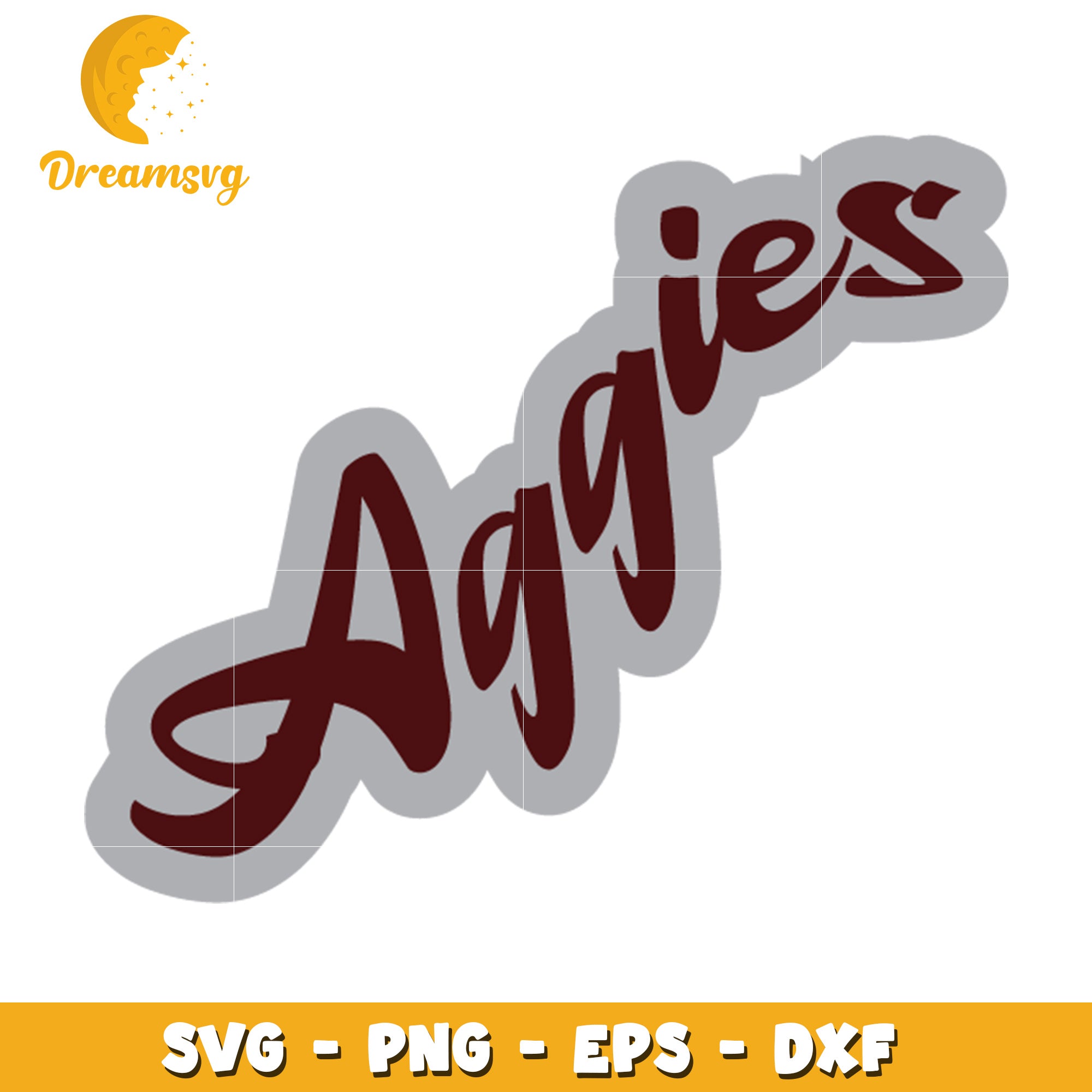 SVG Aggies Design for Custom Apparel and Crafts Downloadable – DreamSVG ...